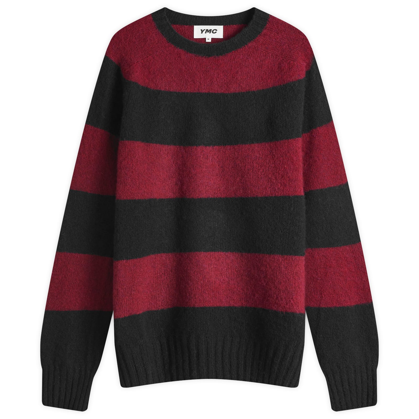 END. x YMC Suedehead Sweater Plum & Black | END. (US)