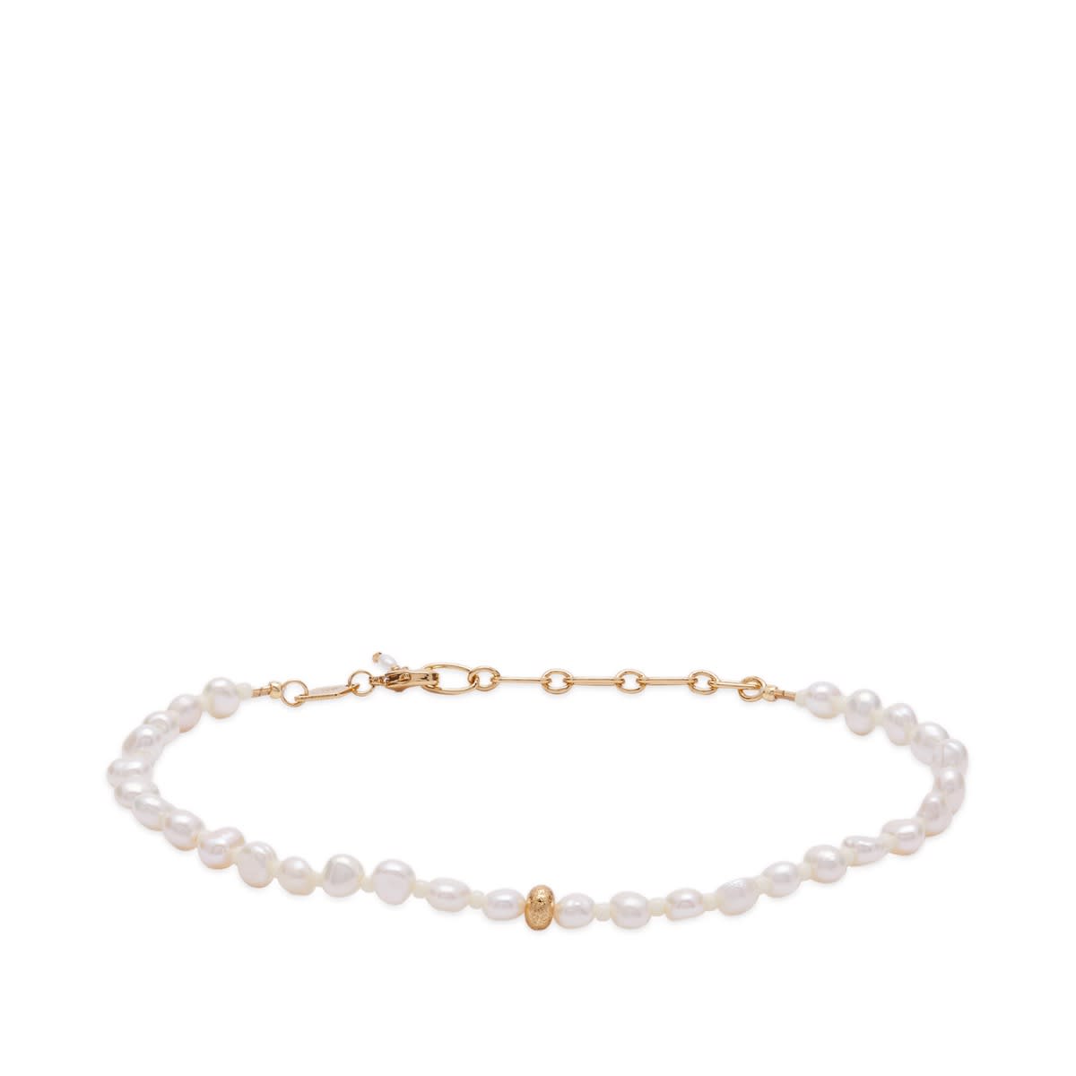 Anni Lu Stellar Pearly Anklet White | END.