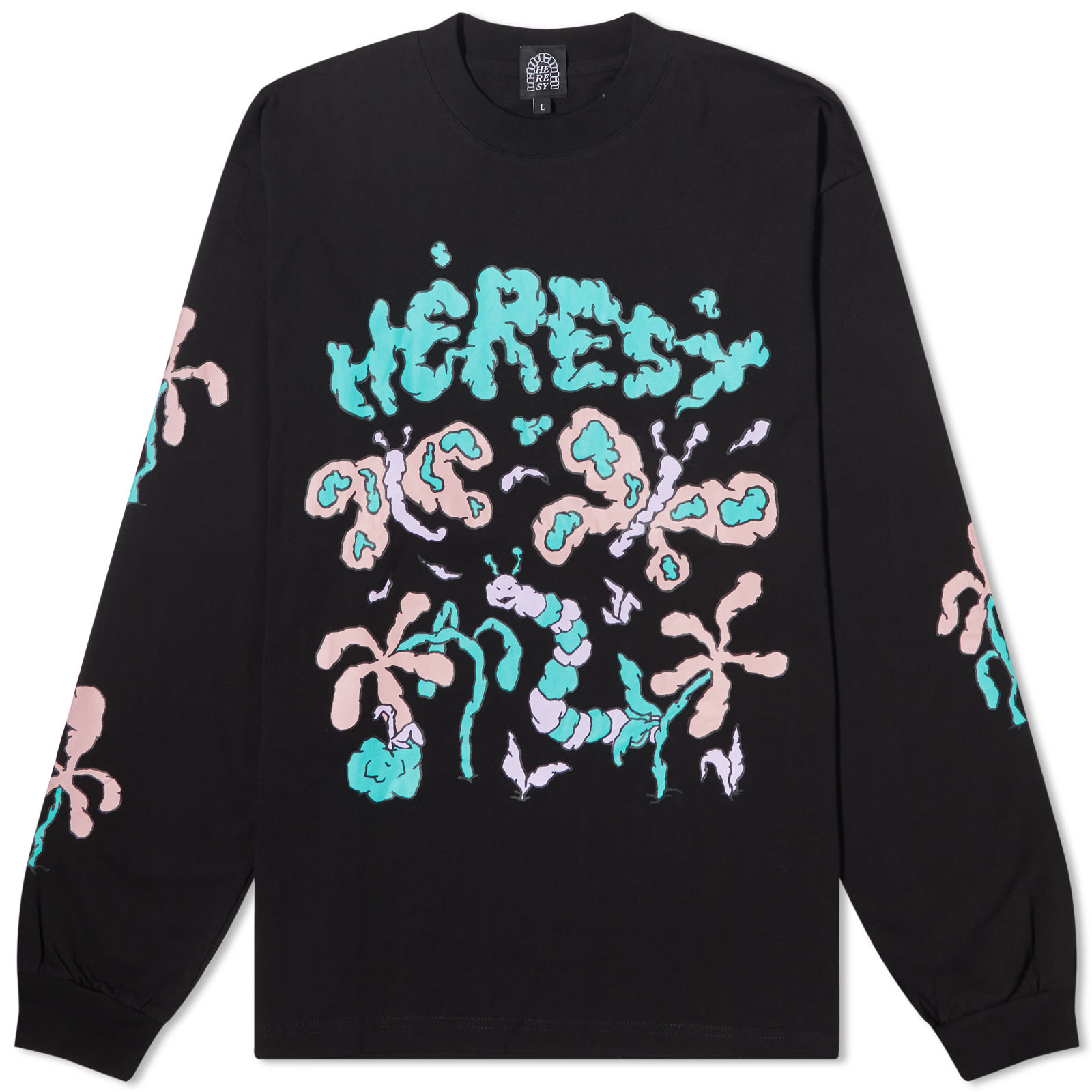 Heresy Chrysalis Long Sleeve T-Shirt Black | END. (GB)