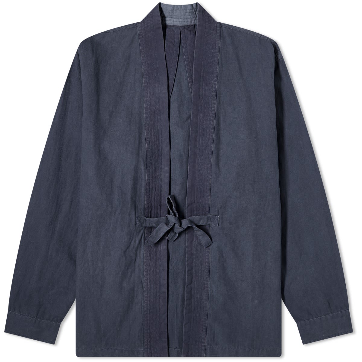 Maharishi Hemp Embroded Hanten Shirt Navy | END. (GB)