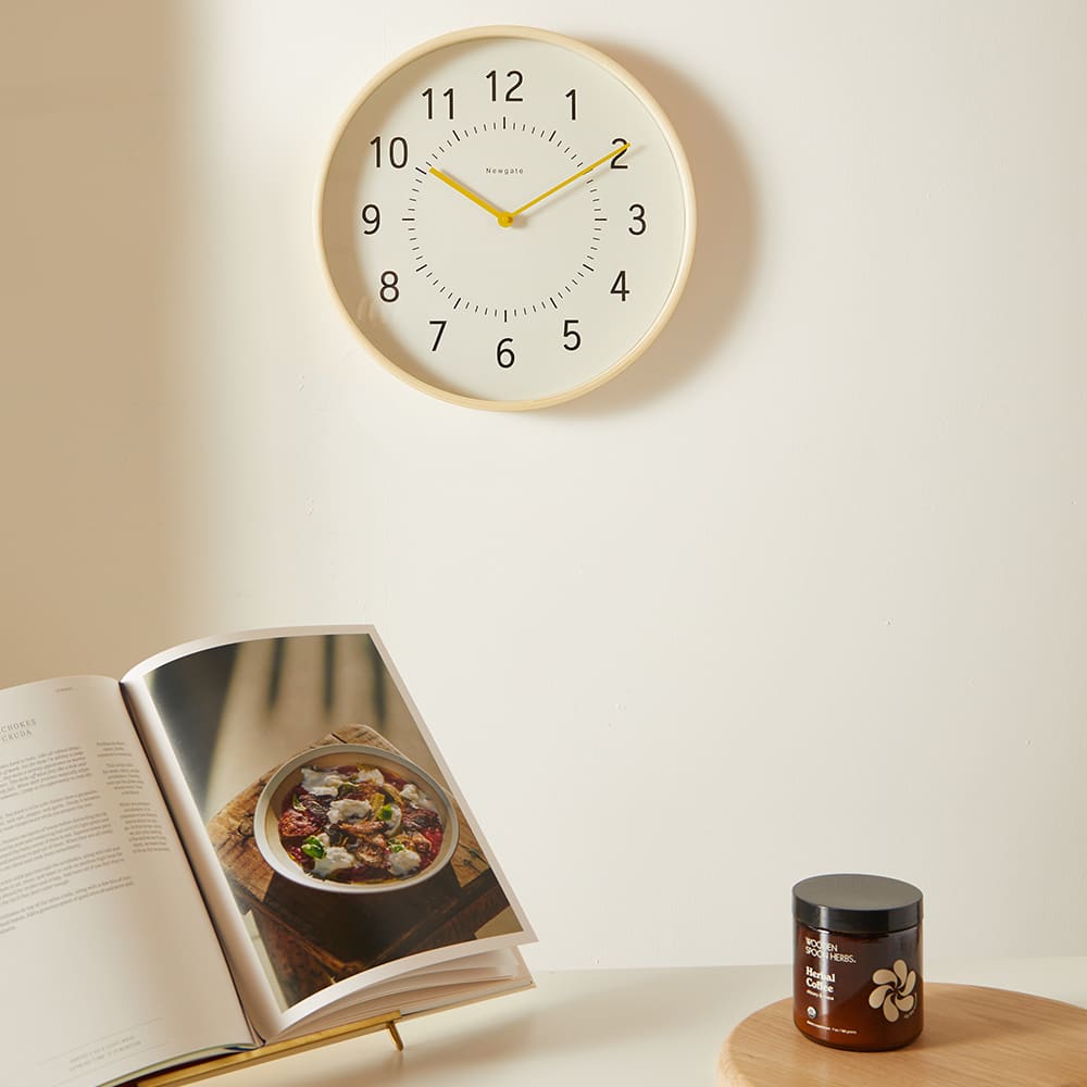 Newgate Clocks Monopoly Wall Clock Yellow | END. (UK)
