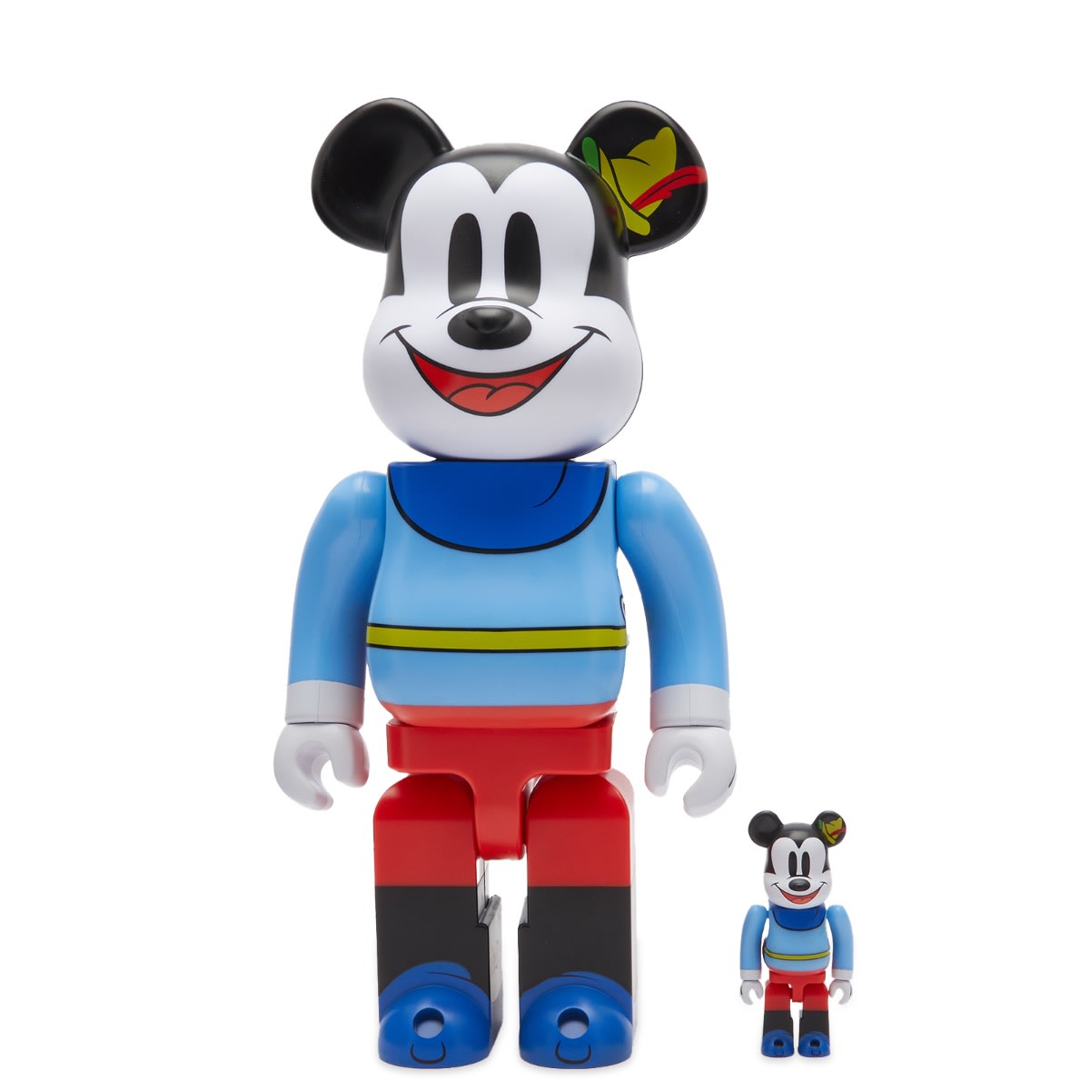 Medicom Be@rbrick Mickey Mouse Brave Little Tailor Multi 100% & 400% ...