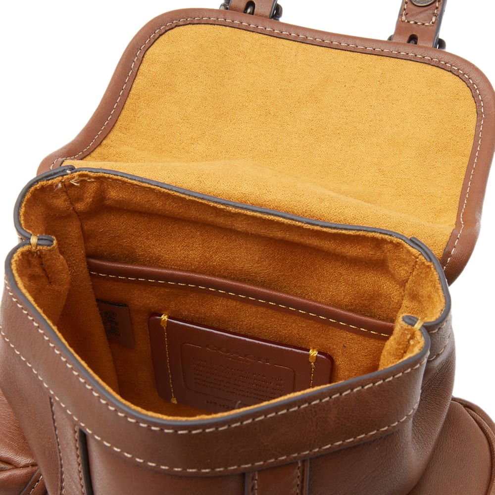 Coach Hitch Leather Backpack Dark Saddle | END. (SE)
