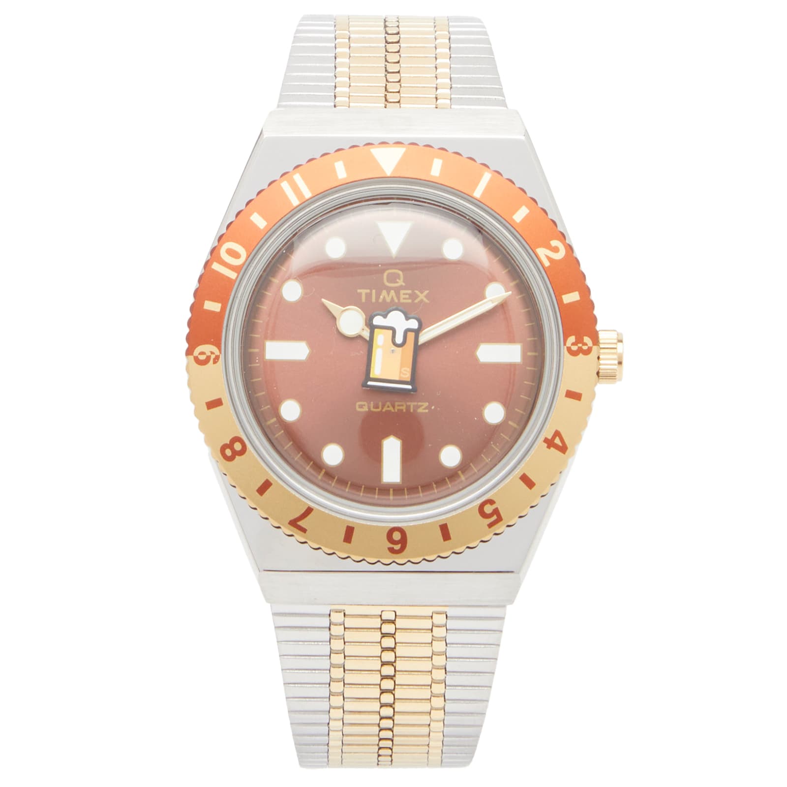 Timex x seconde/seconde/ Q Timex Watch Silver & Gold | END.