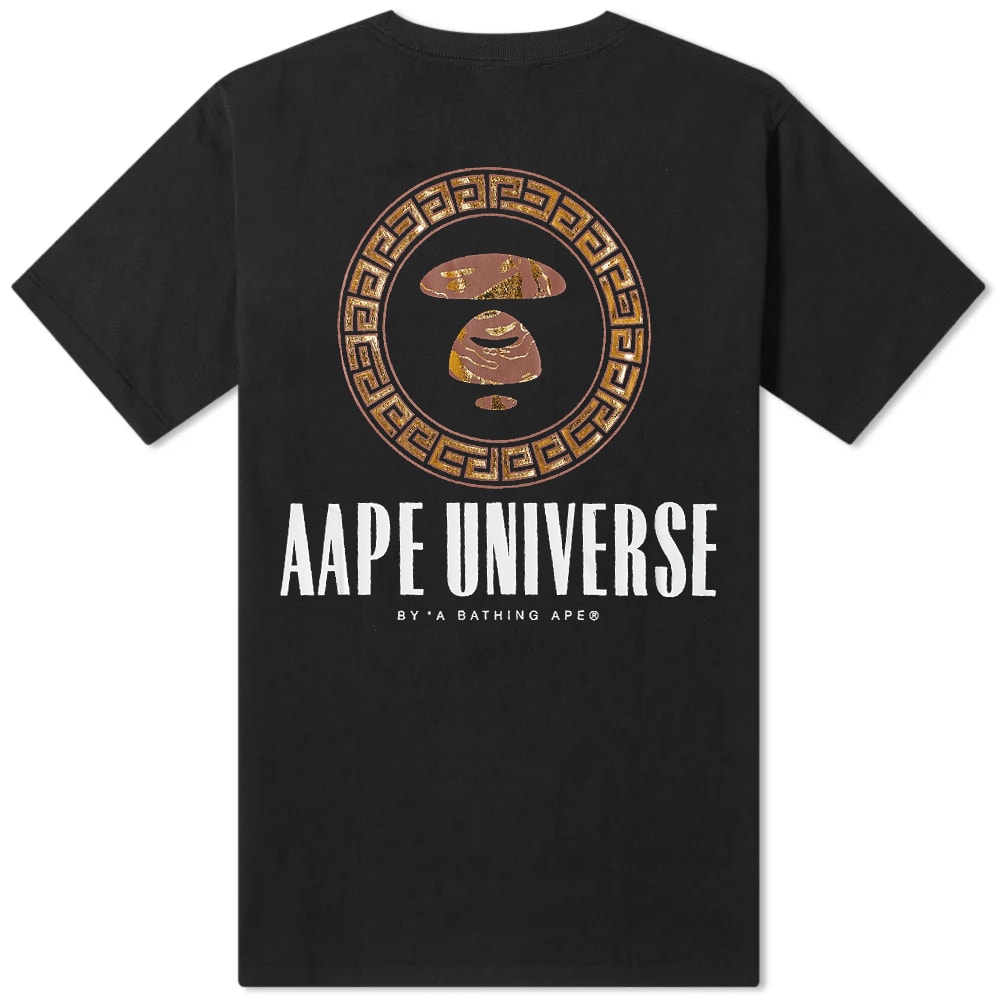 AAPE Gold Tee Black | END. (US)