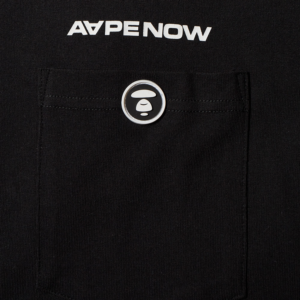 AAPE AAPE Now One Point Pocket Tee Black | END. (US)