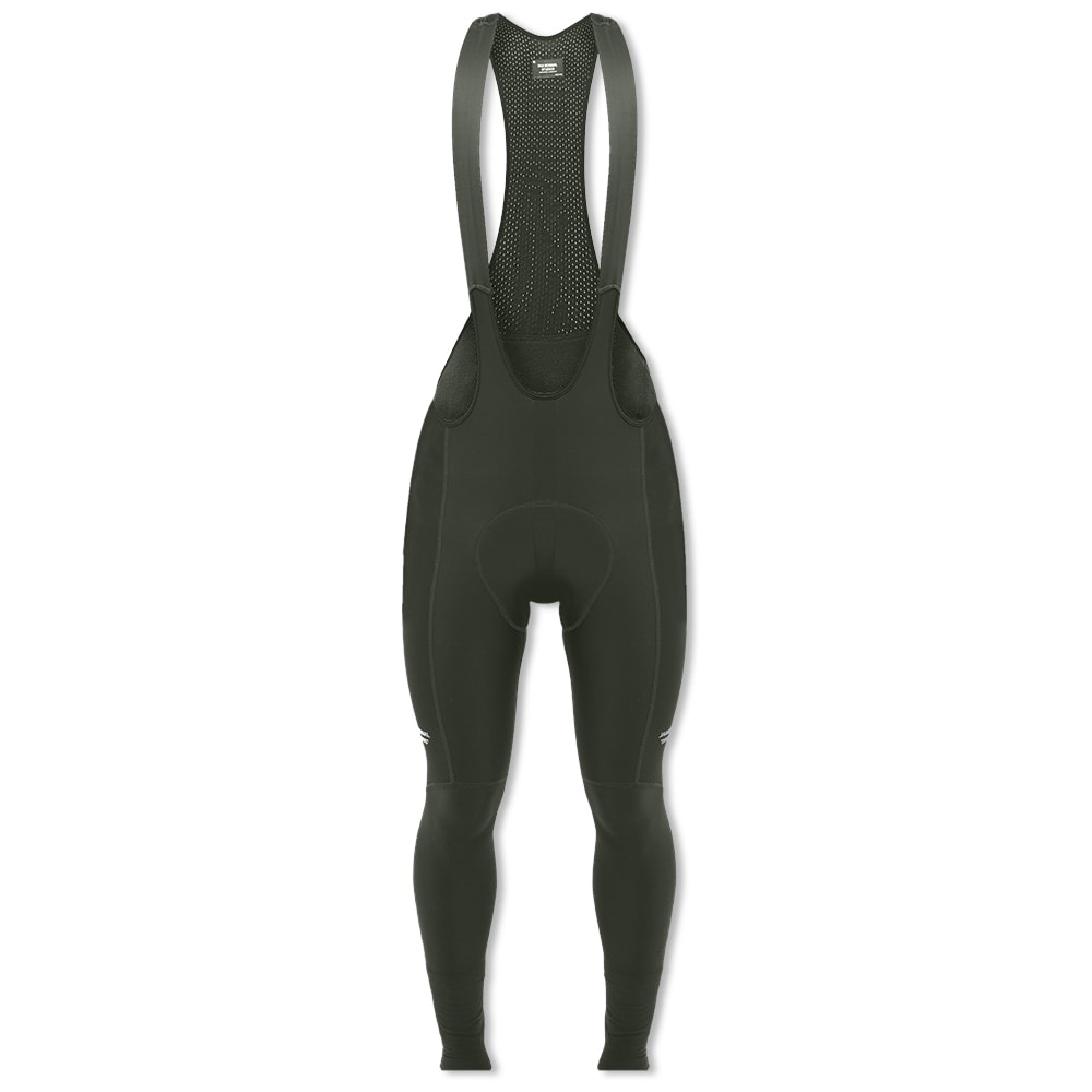 Pas Normal Studios Essential Thermal Long Bib Dark Olive | END. (SG)