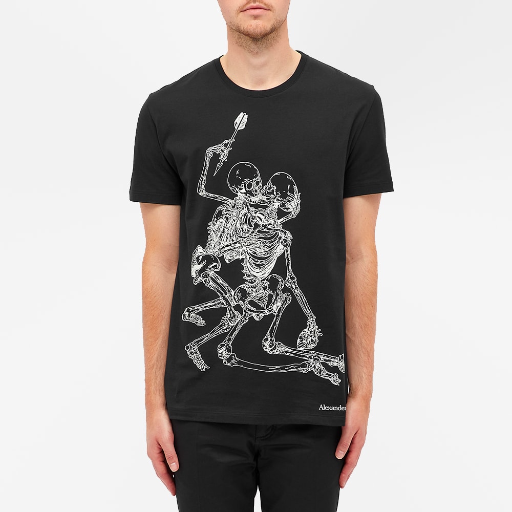 Alexander McQueen Skeleton Tee Black Mix | END. (US)