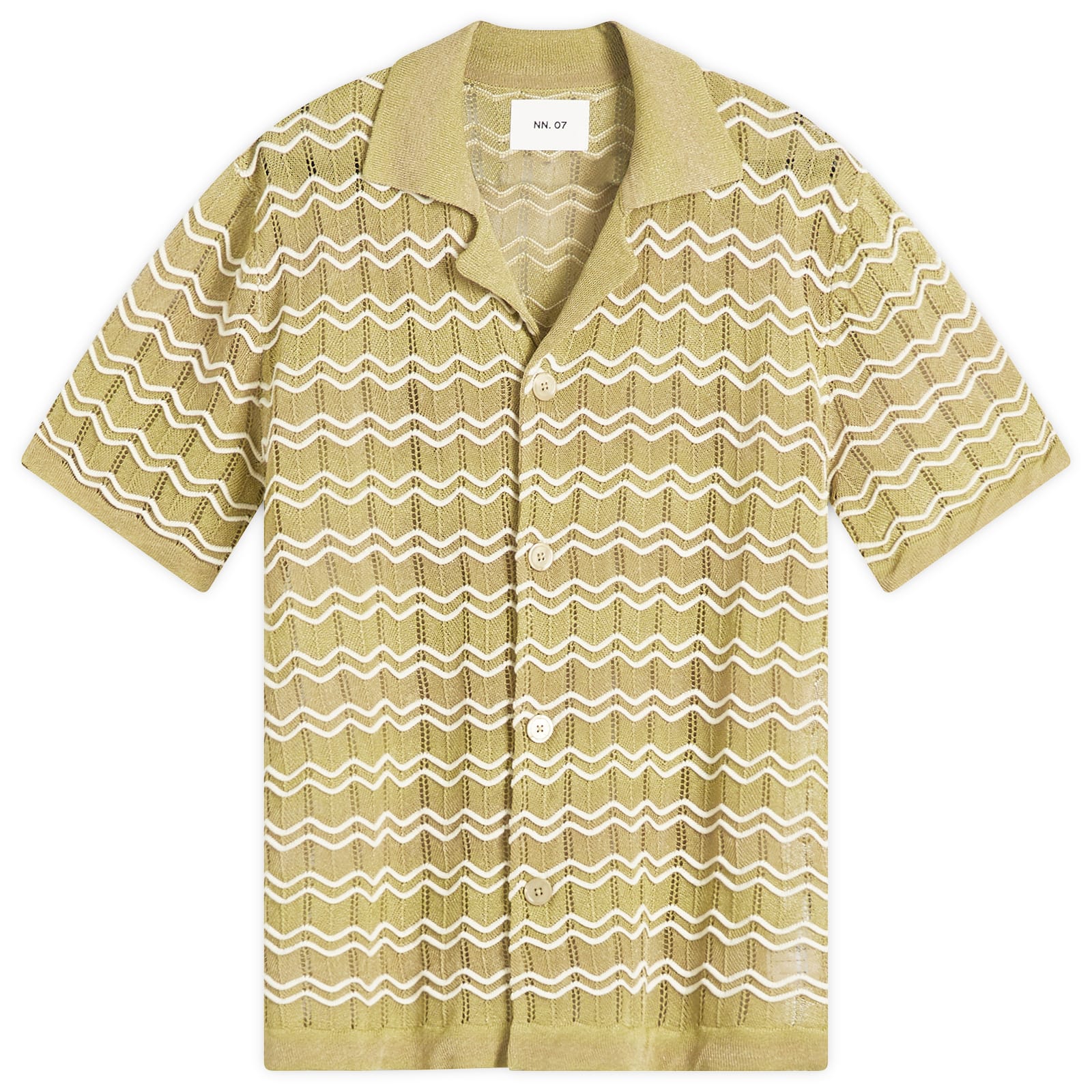 NN07 Henry Crochet Vacation Shirt Multi Colour | END. (GB)