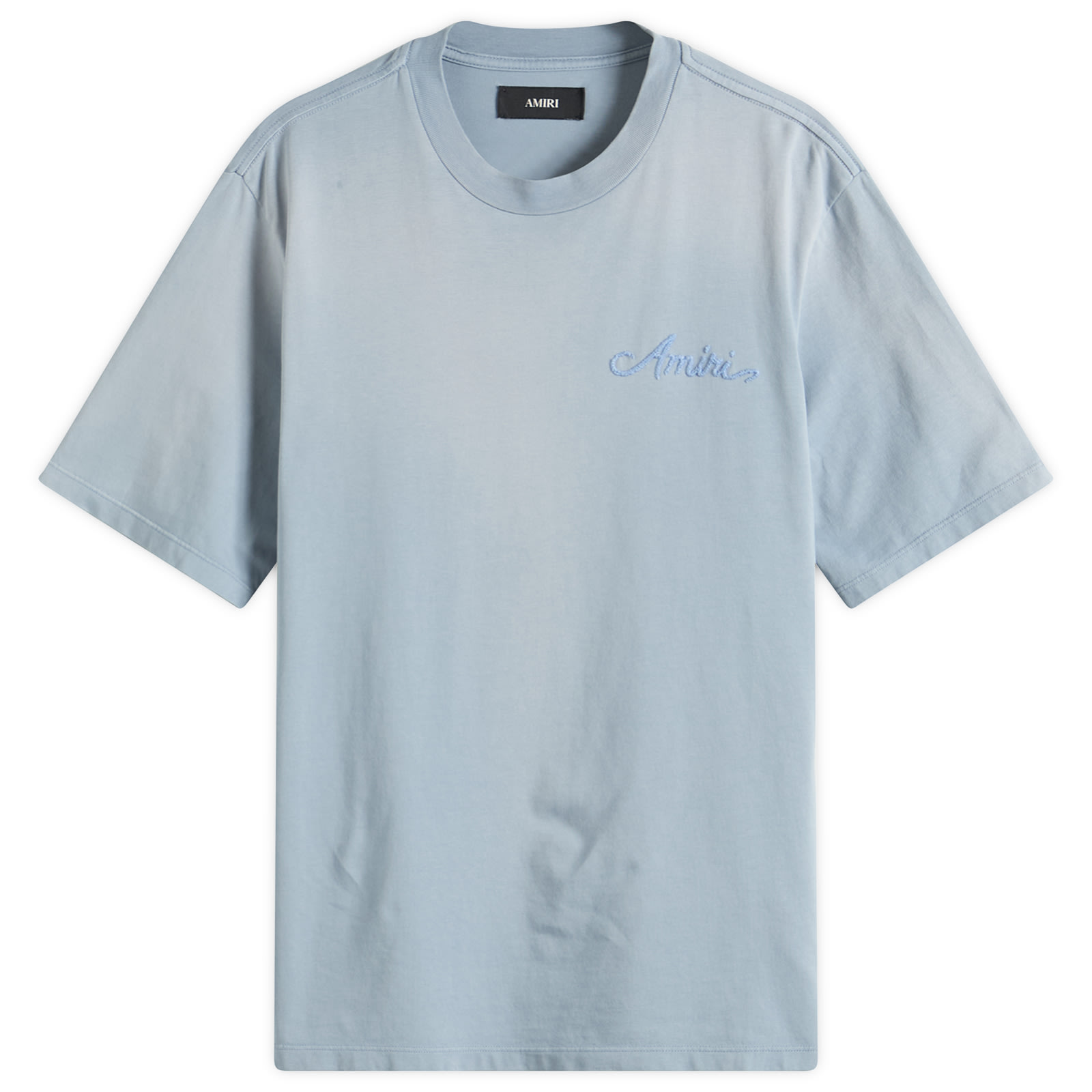 AMIRI Bleach Bandana Patch Tee Ashley Blue | END. (AR)