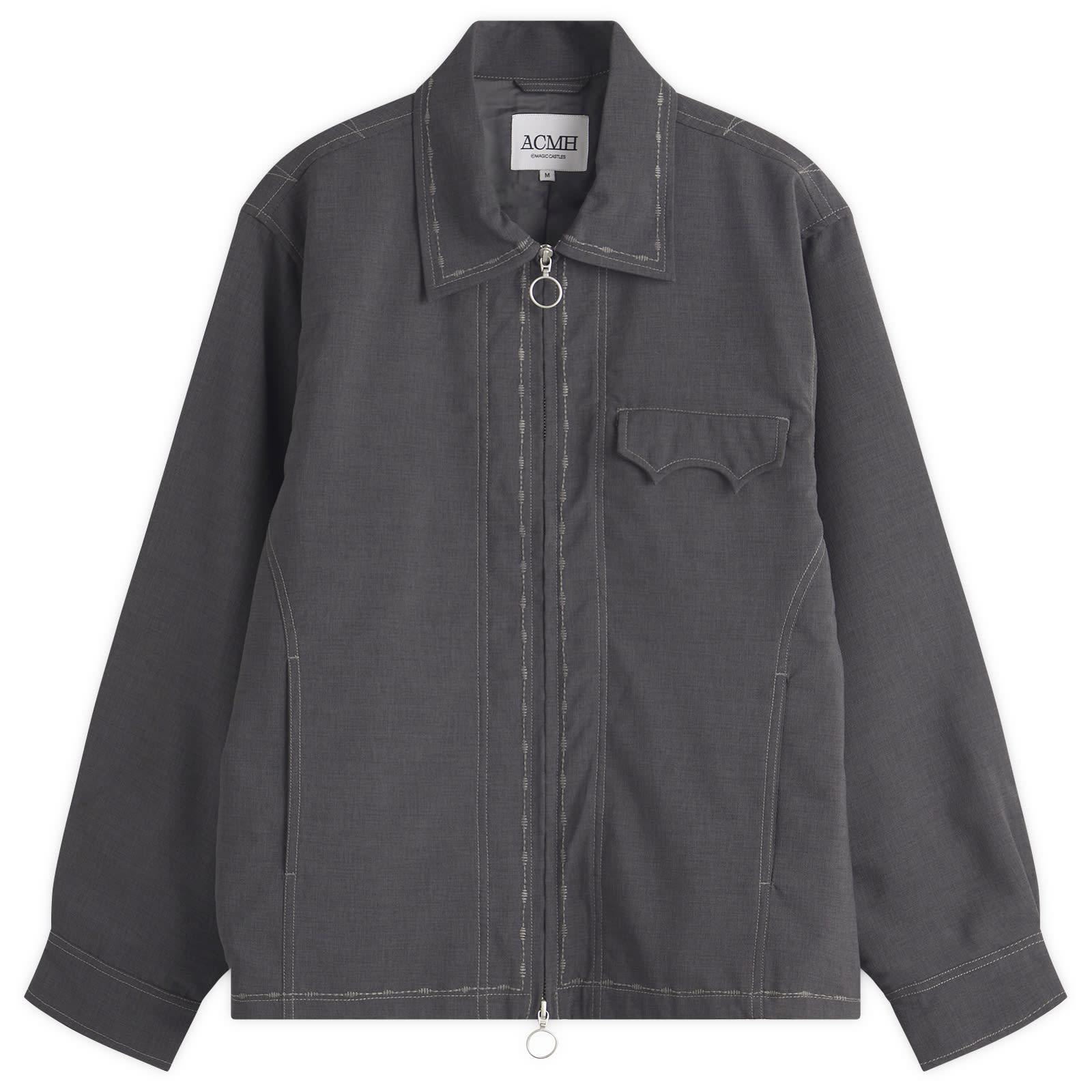 ACMH by Magic Castles Normil Zip Through Jacket Charcoal | END. (GB)