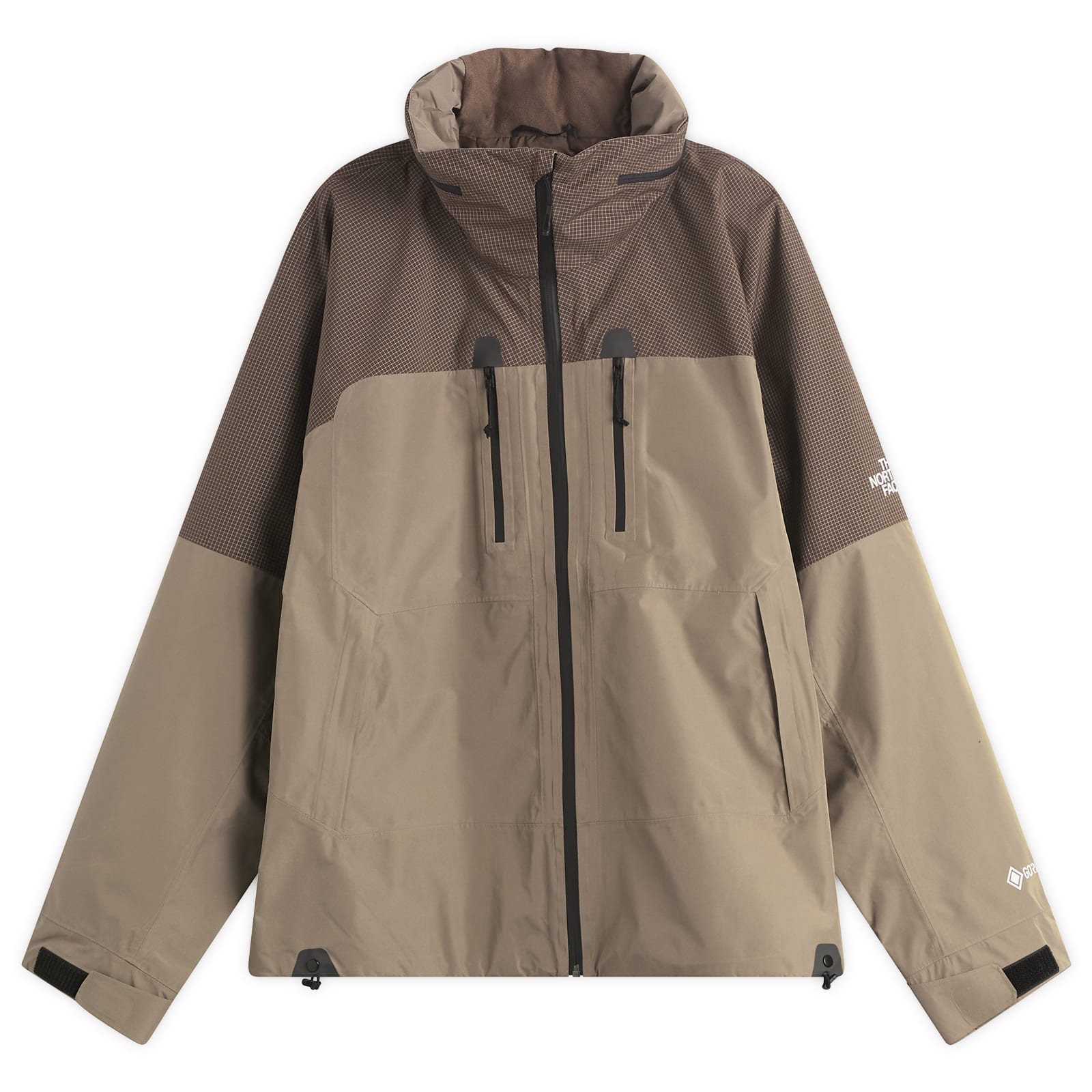 The North Face HKE Devils Thumb Gore-Tex Jacket Mocha Brown & Smokey ...