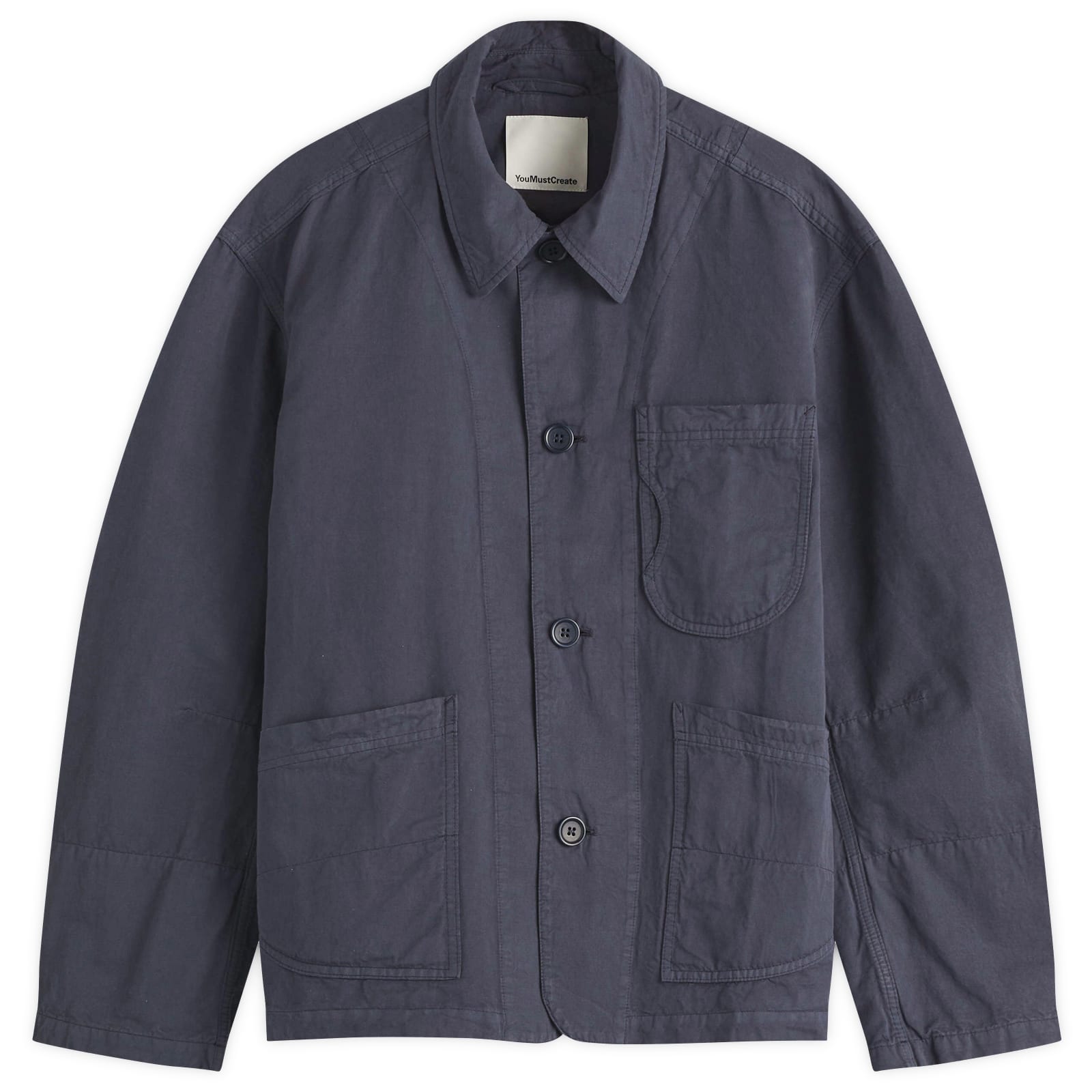 YMC Men's Construction Jacket Navy - Curated Menswear