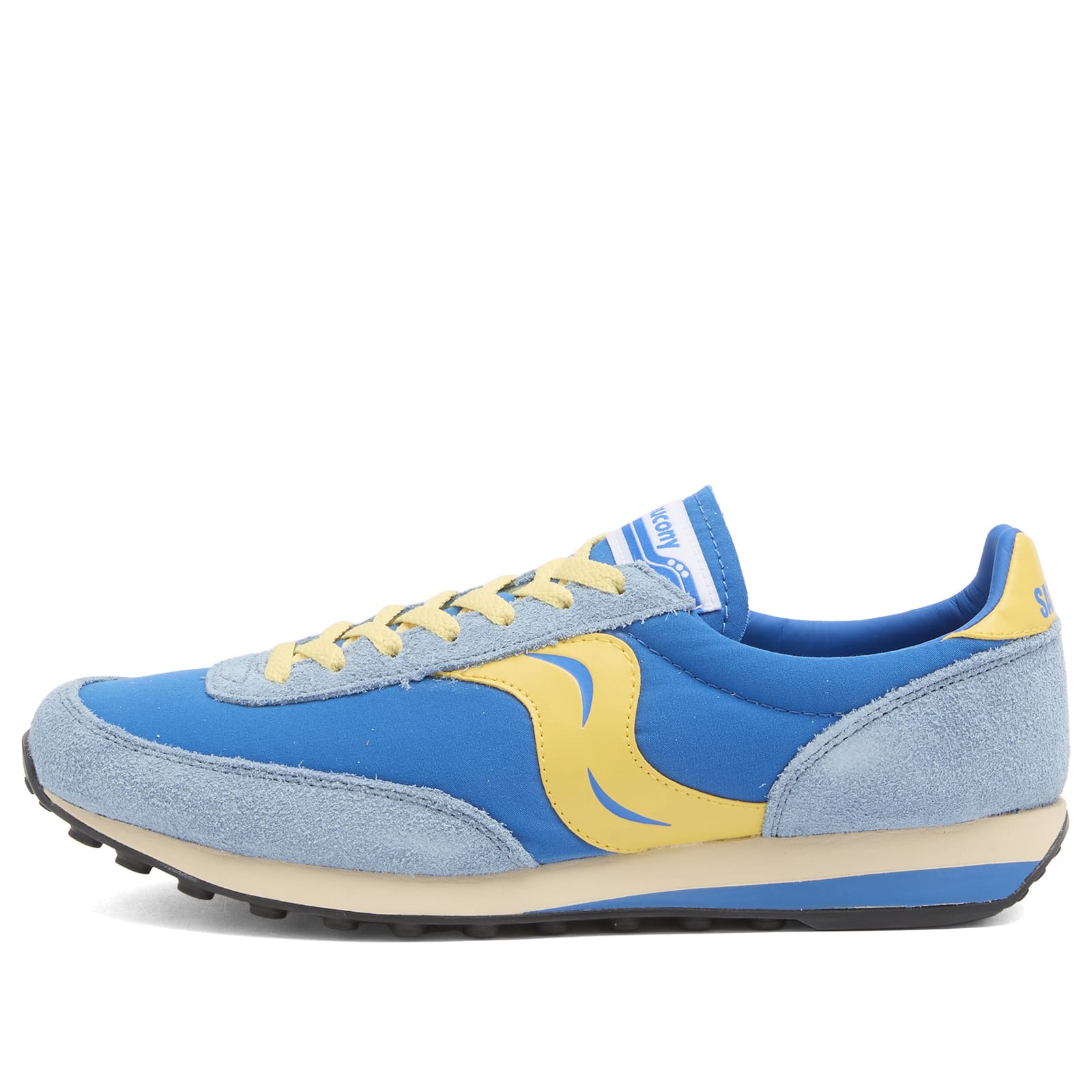 Saucony Trainer 80 Sneaker Blue & Mustard | END. (US)