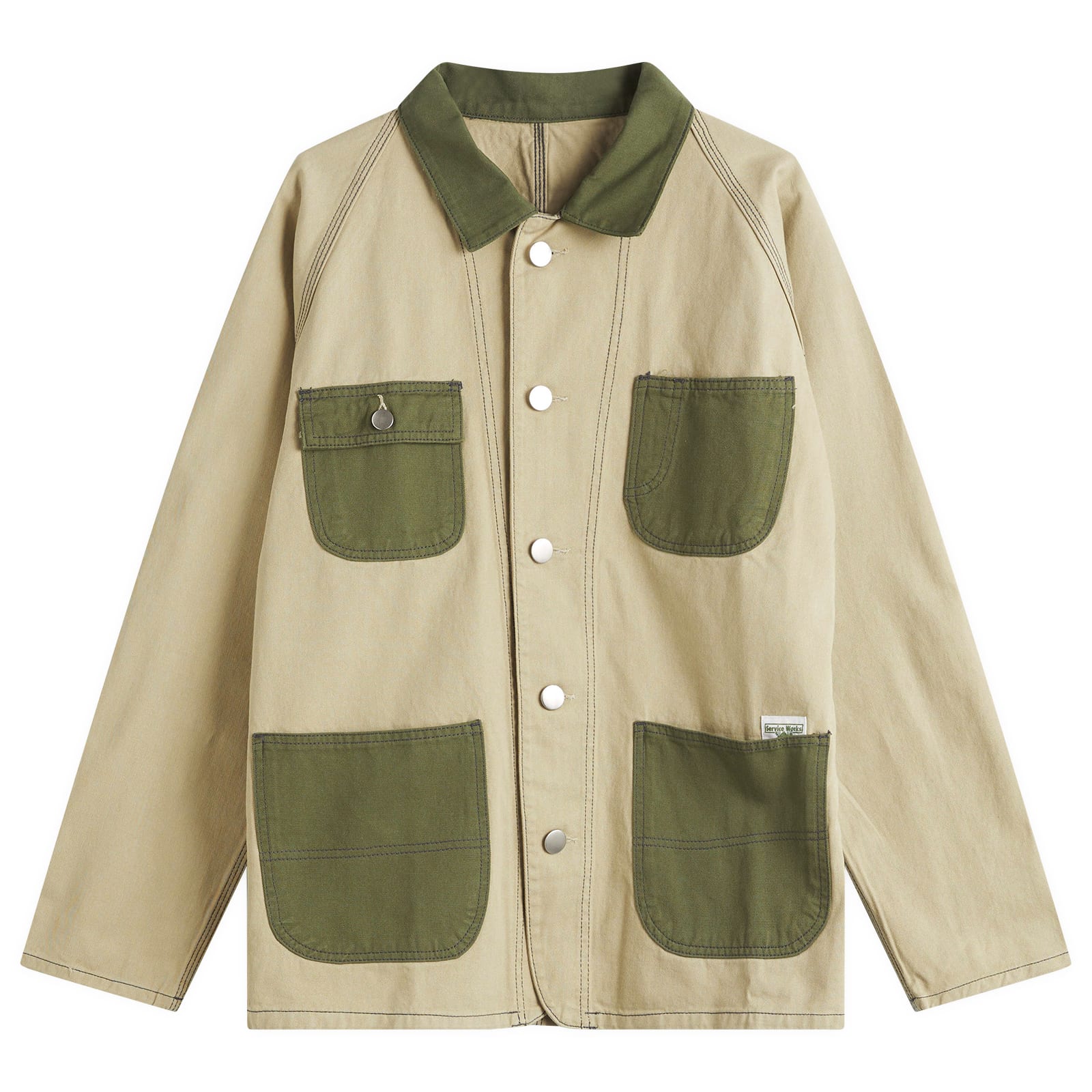 Service Works Drill Coverall 2.0 Jacket Khaki/Olive | END. (GB)