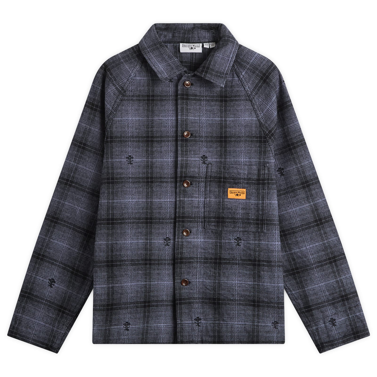 Service Works Thistle Plaid FOH Jacket Black | END. (IT)