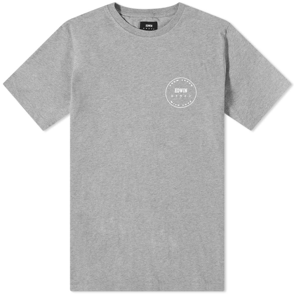 Edwin Trademark Tee Grey Marl | END.