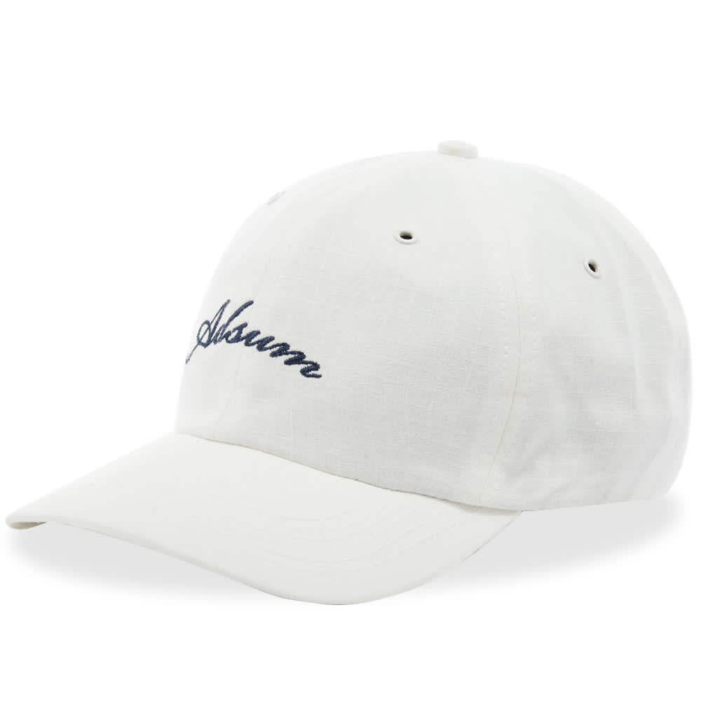 Adsum Script Logo Cap Ecru | END. (US)