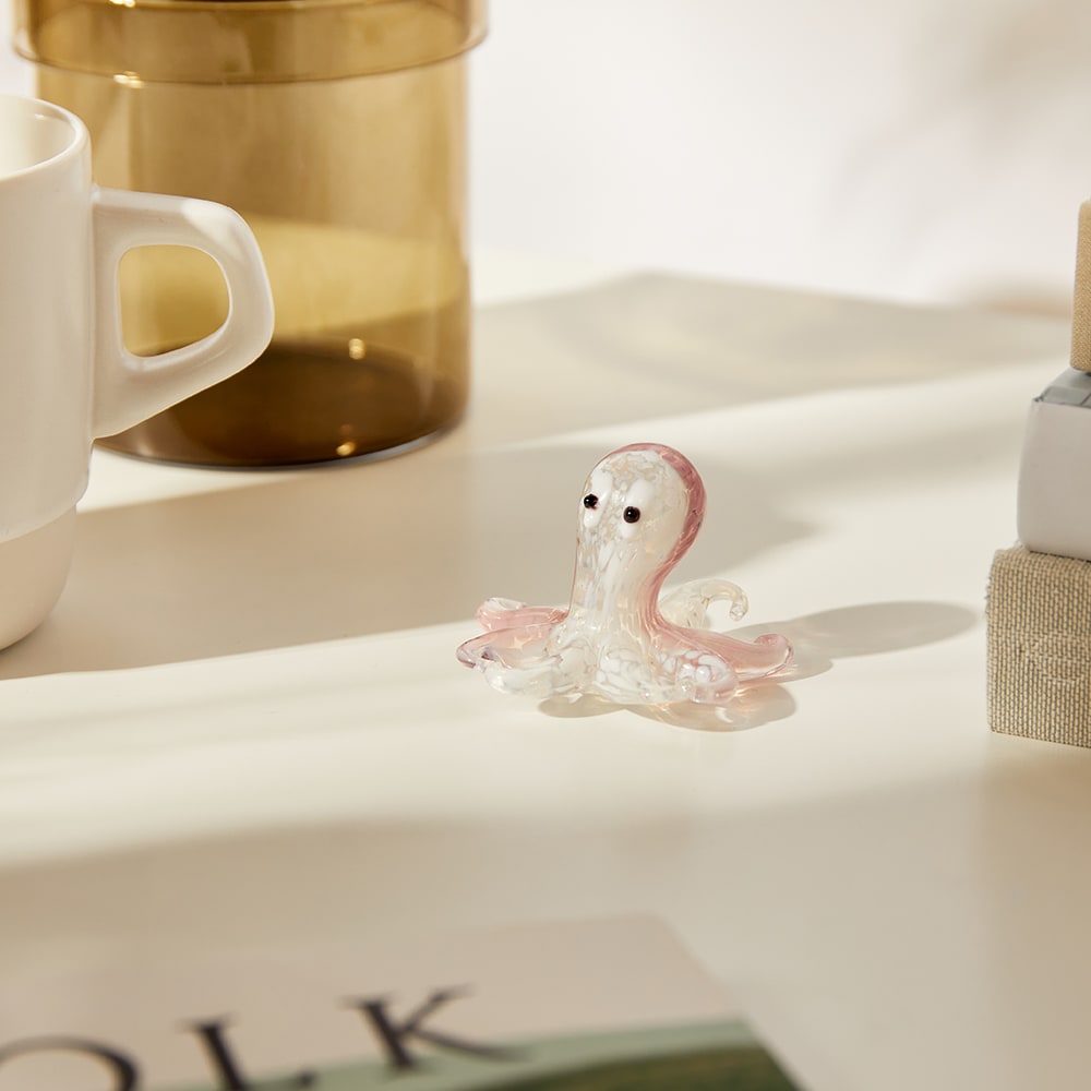 HAY Glass Figurine Octopus Pink | END. (AU)