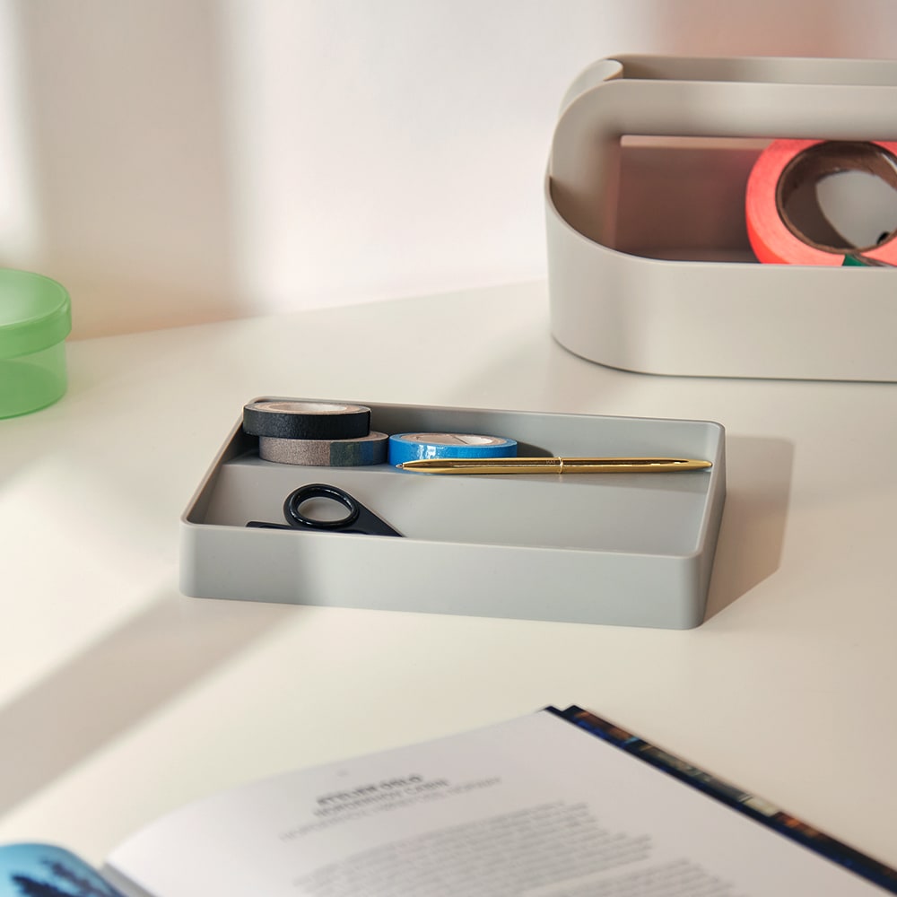 HAY Medium Split Tray Light Grey | END. (US)