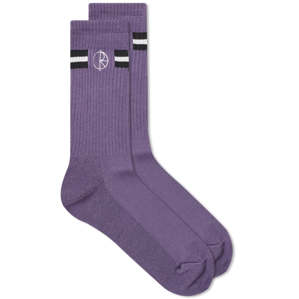 Polar Skate Co. Stroke Logo Sock Purple | END.