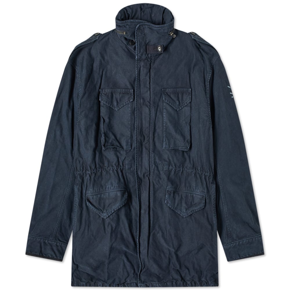 Visvim Bickle Damaged Jacket Navy | END. (GB)