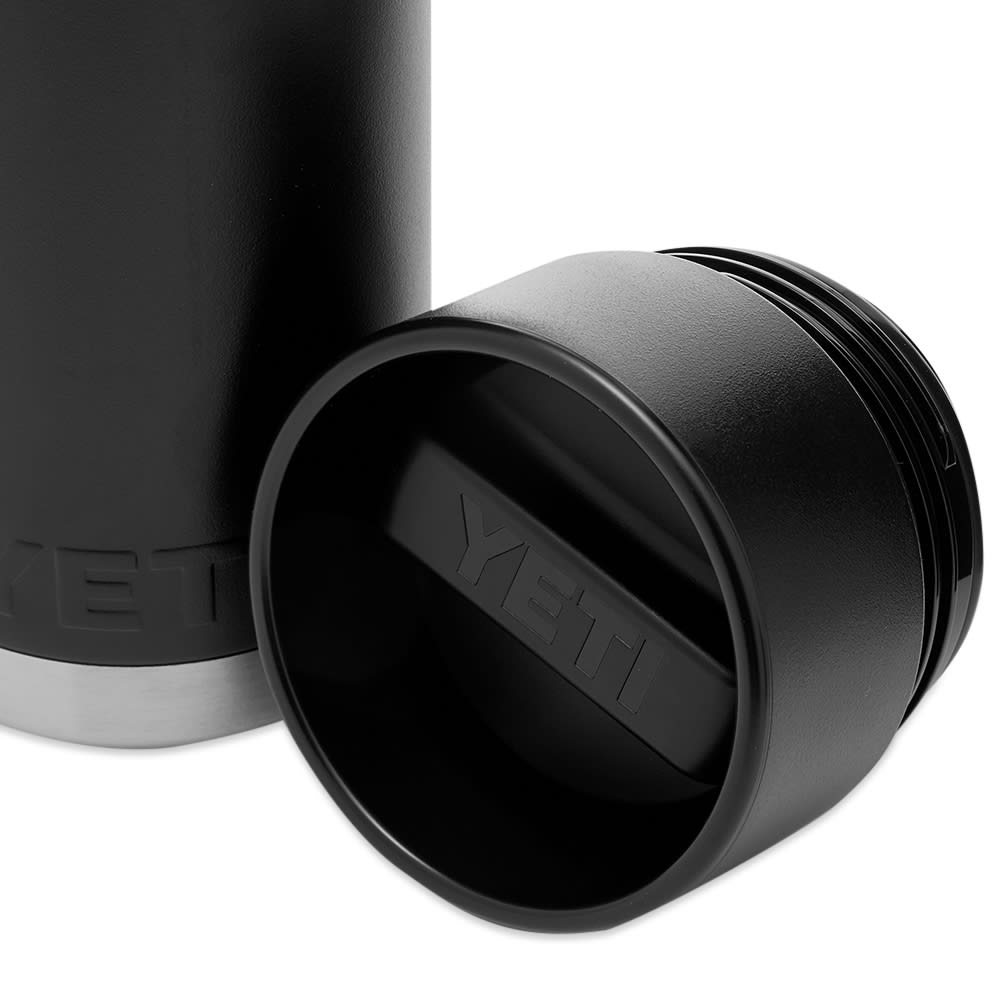 YETI 12oz Insulated Bottle With Hot-Shot Cap Black | END.