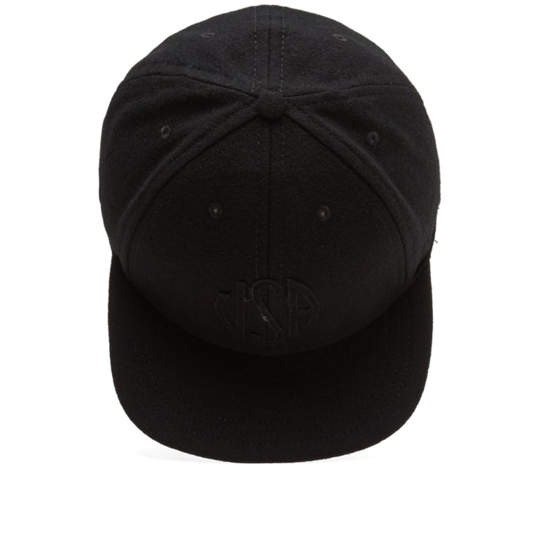 Save Khaki Wool Hopsack USA Cap (Black) | END.