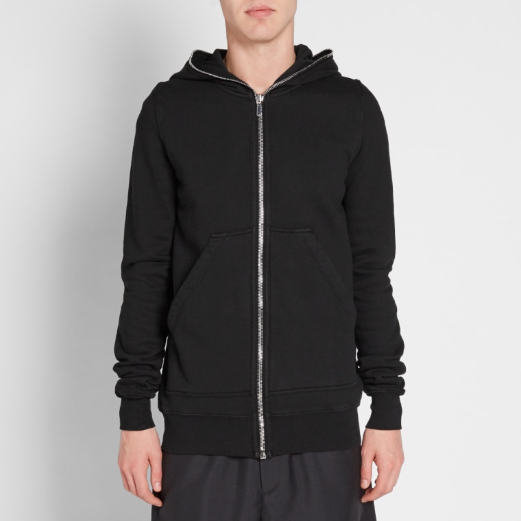 Rick Owens DRKSHDW Full Zip Gimp Hoody (Black) | END.
