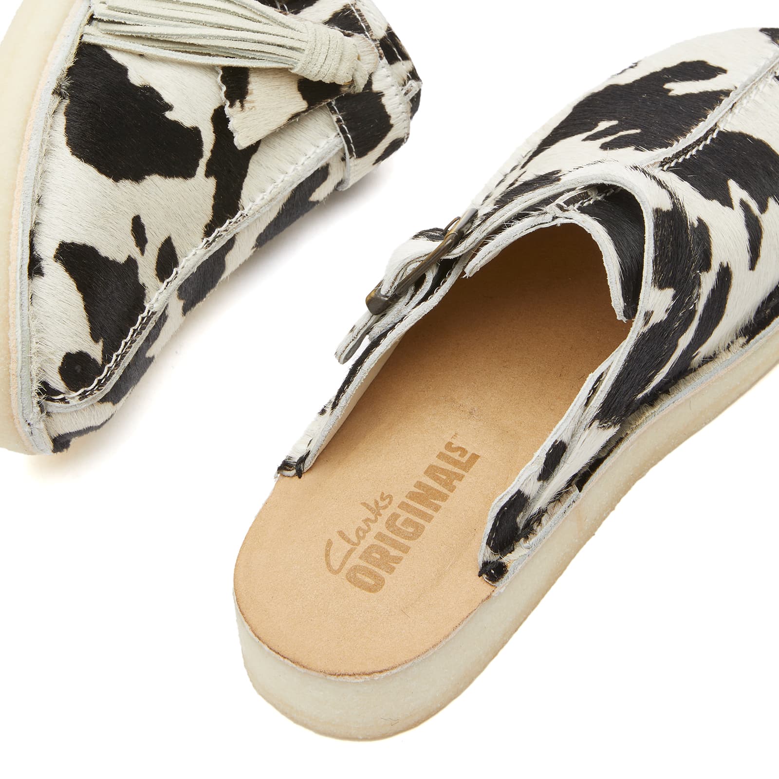 Clarks Originals Trek Mule Shoes Cow Print Hairon | END. (GB)