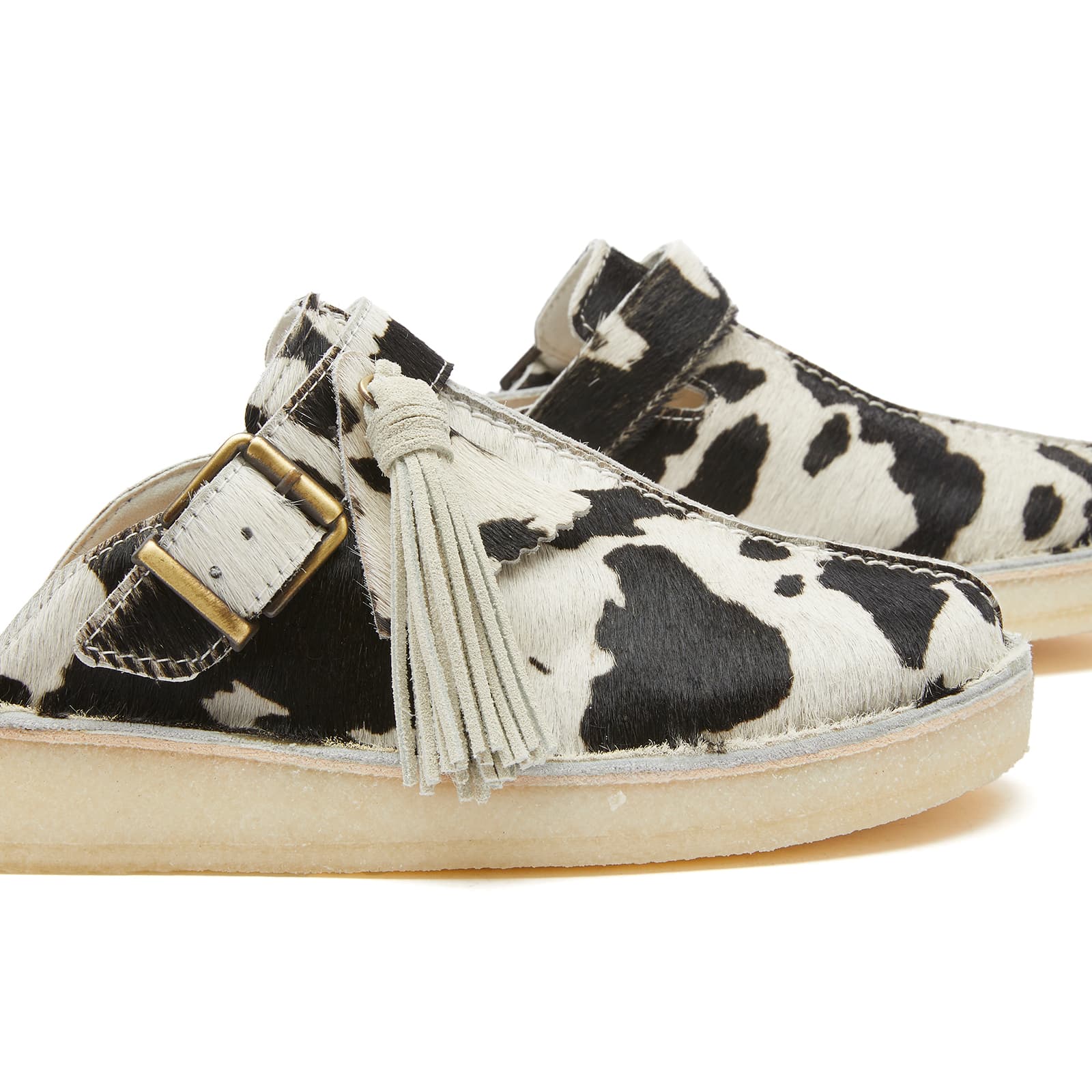 Clarks Originals Trek Mule Shoes Cow Print Hairon | END. (GB)