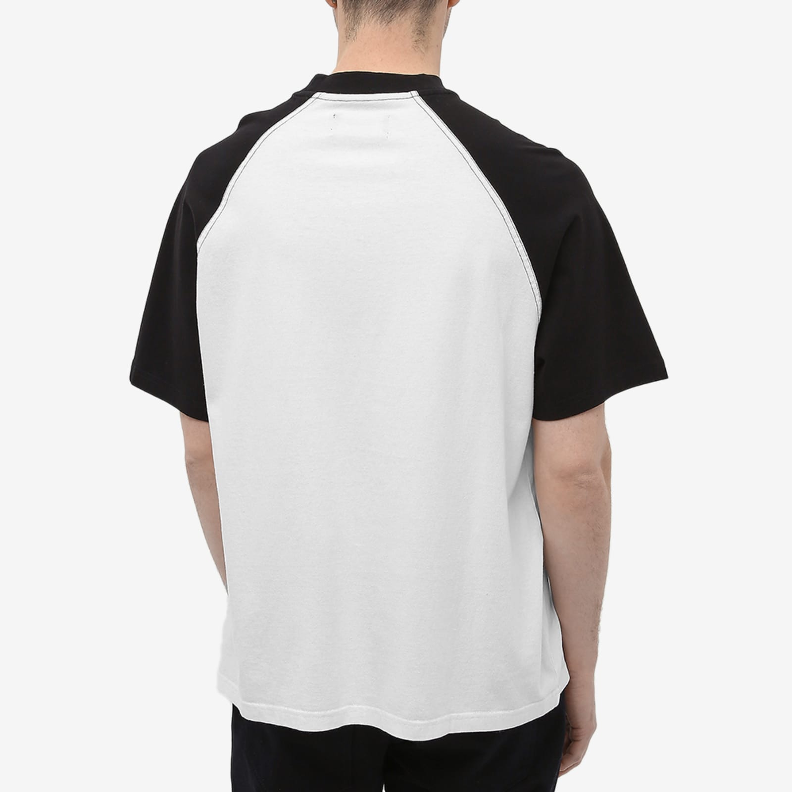 Represent Raglan T-Shirt Flat White & Black | END. (GB)