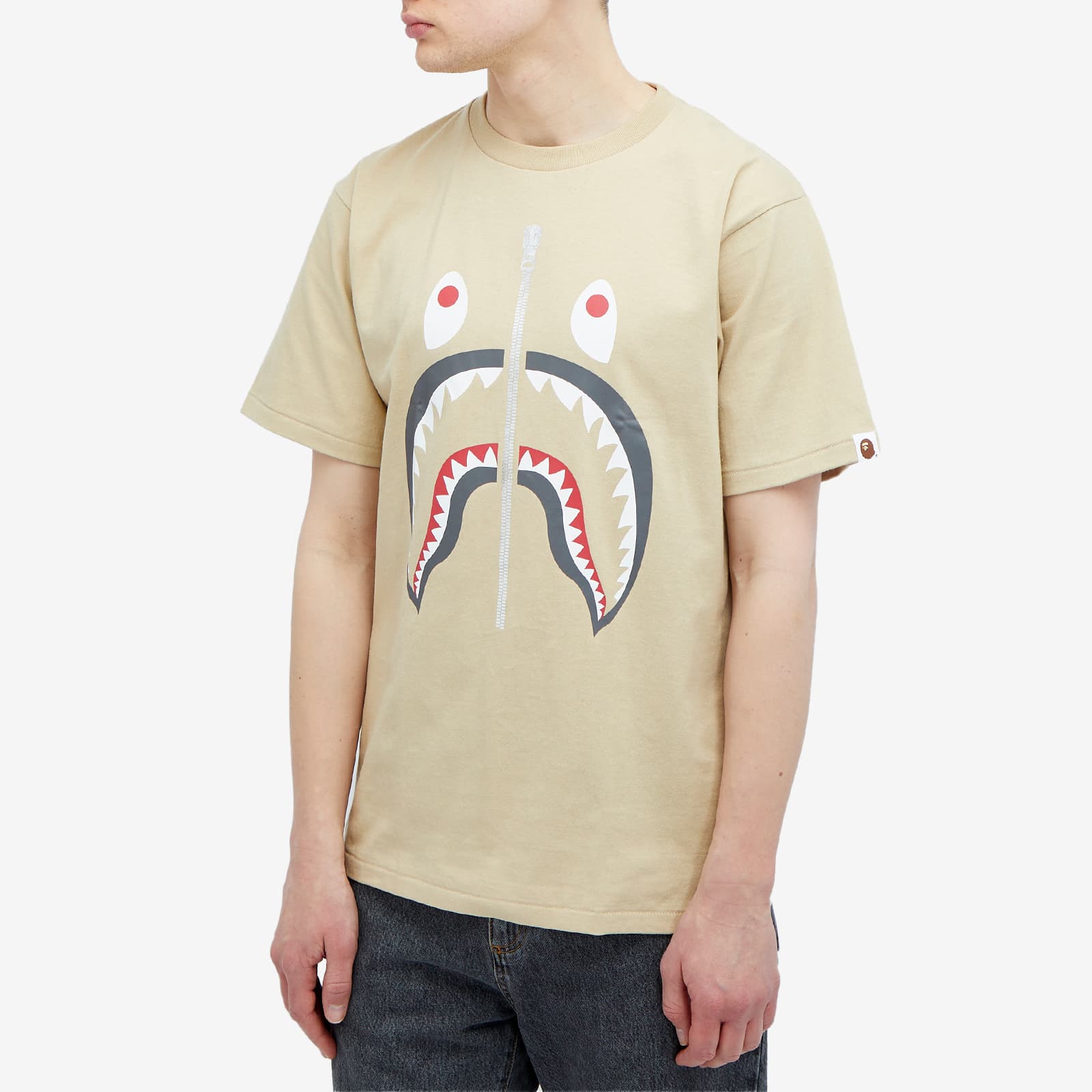 A Bathing Ape Shark T-Shirt Beige | END. (GB)