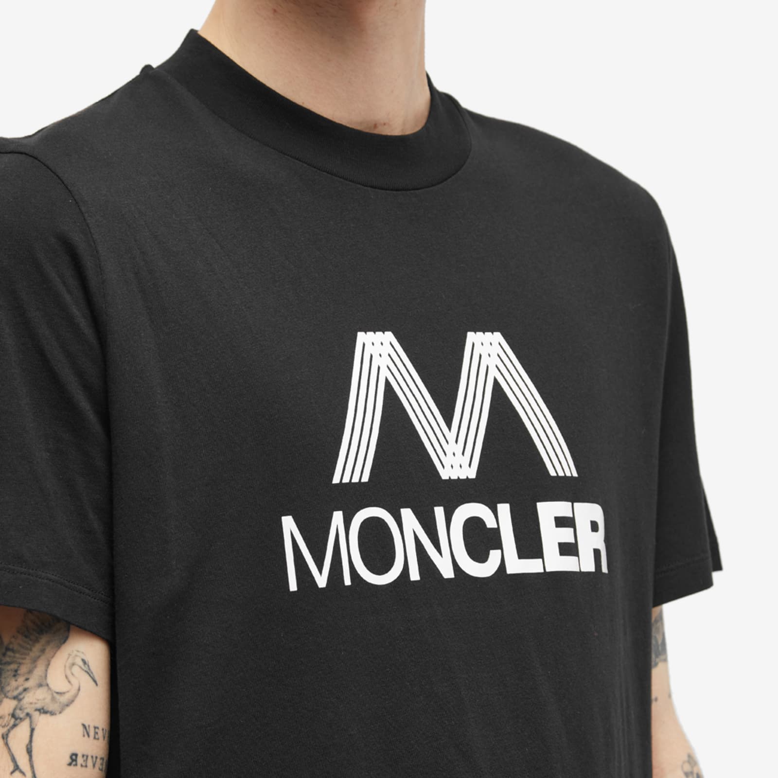 Moncler M Logo T-Shirt Black | END.