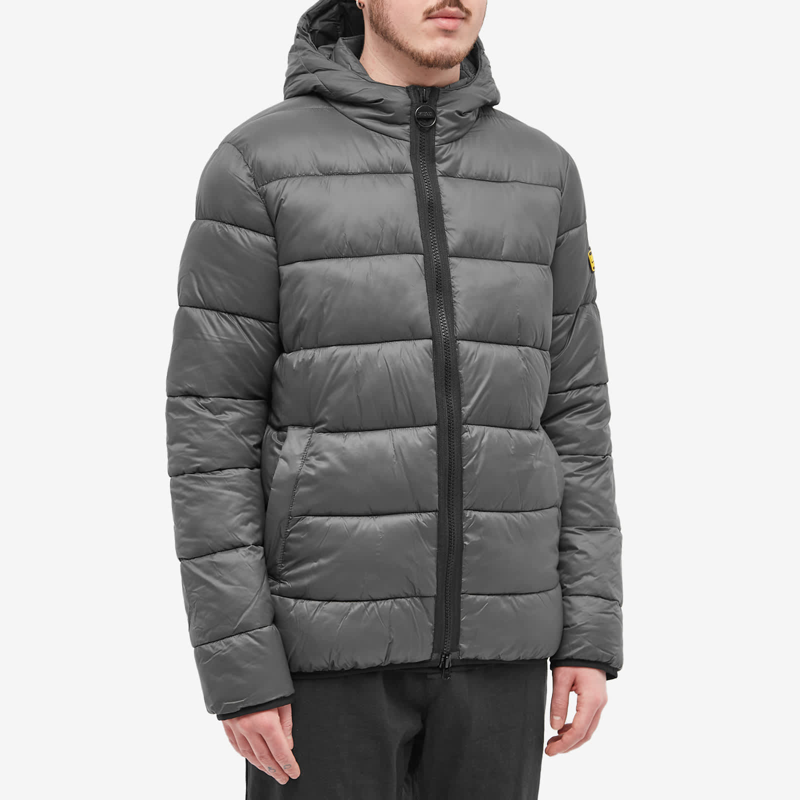 Barbour International Bobber Quilt Jacket Charcoal | END. (KR)