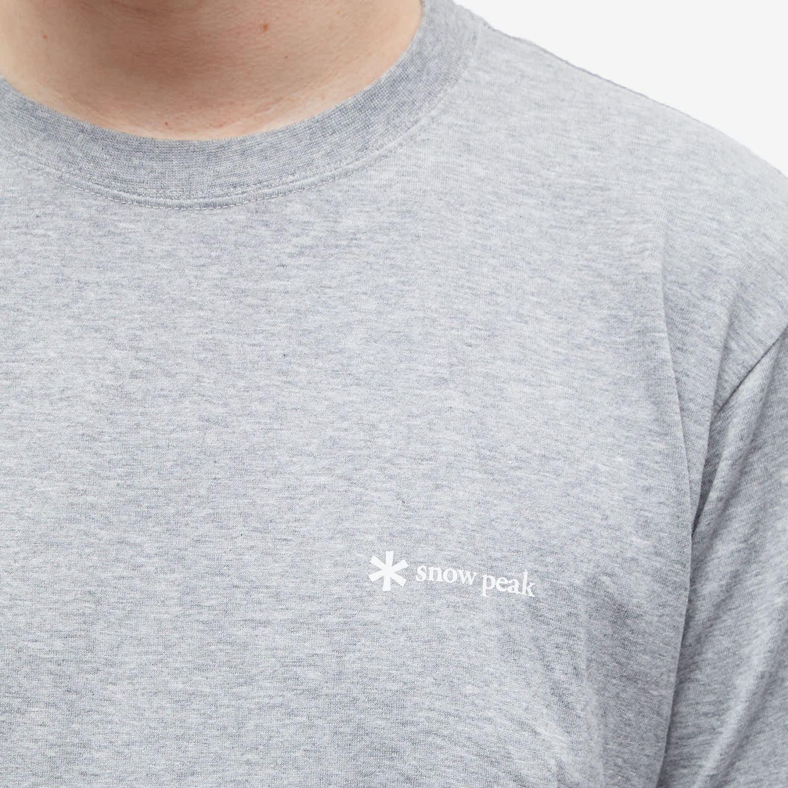 Snow Peak Logo T-Shirt Medium Grey | END. (JP)