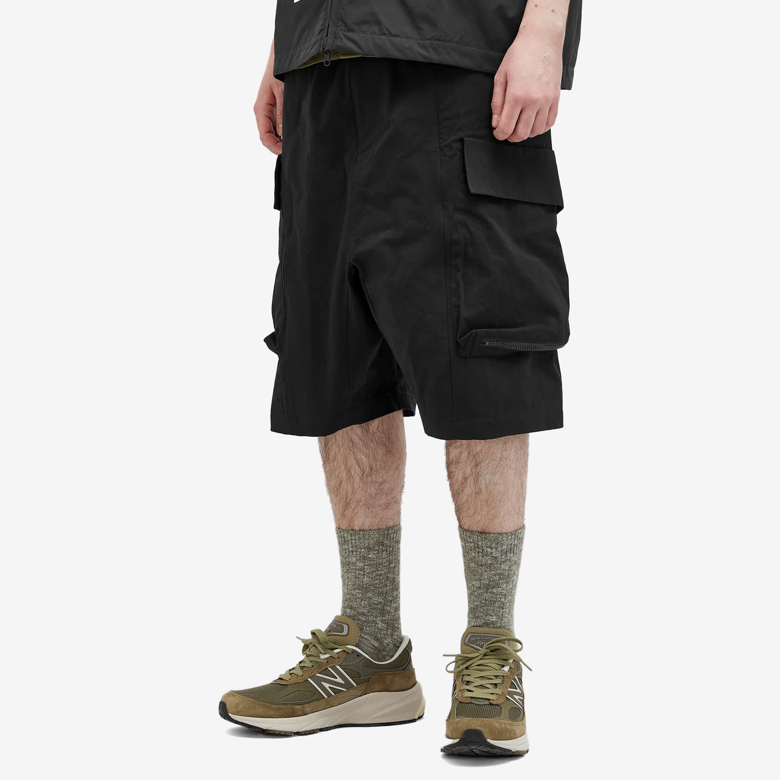 Poliquant High Density Jungle Cargo Shorts Black | END. (HK) Poliquant High Density Jungle Cargo Shorts Black | END. (HK)