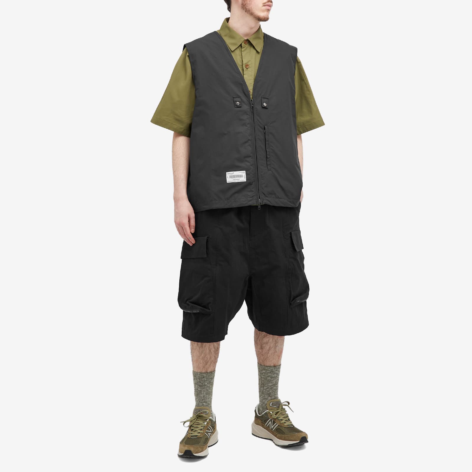 Poliquant High Density Jungle Cargo Shorts Black | END. (HK) Poliquant High Density Jungle Cargo Shorts Black | END. (HK)