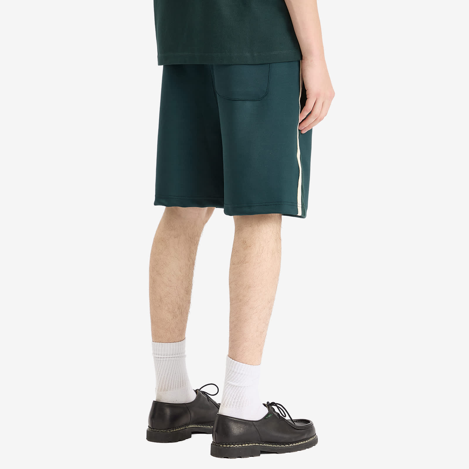 about:blank Monogram Track Short Epsom Green & Ecru | END. (GB)