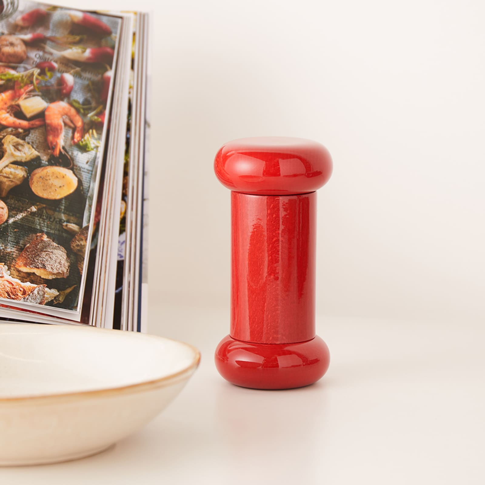 Alessi Salt, Pepper & Spice Grinder Red | END.