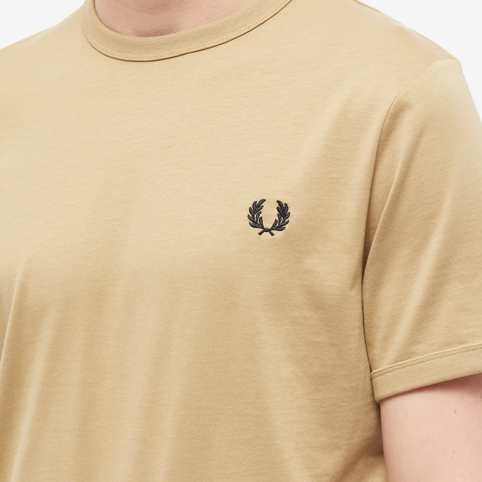 Fred Perry Ringer T-Shirt Warm Stone | END. (US)