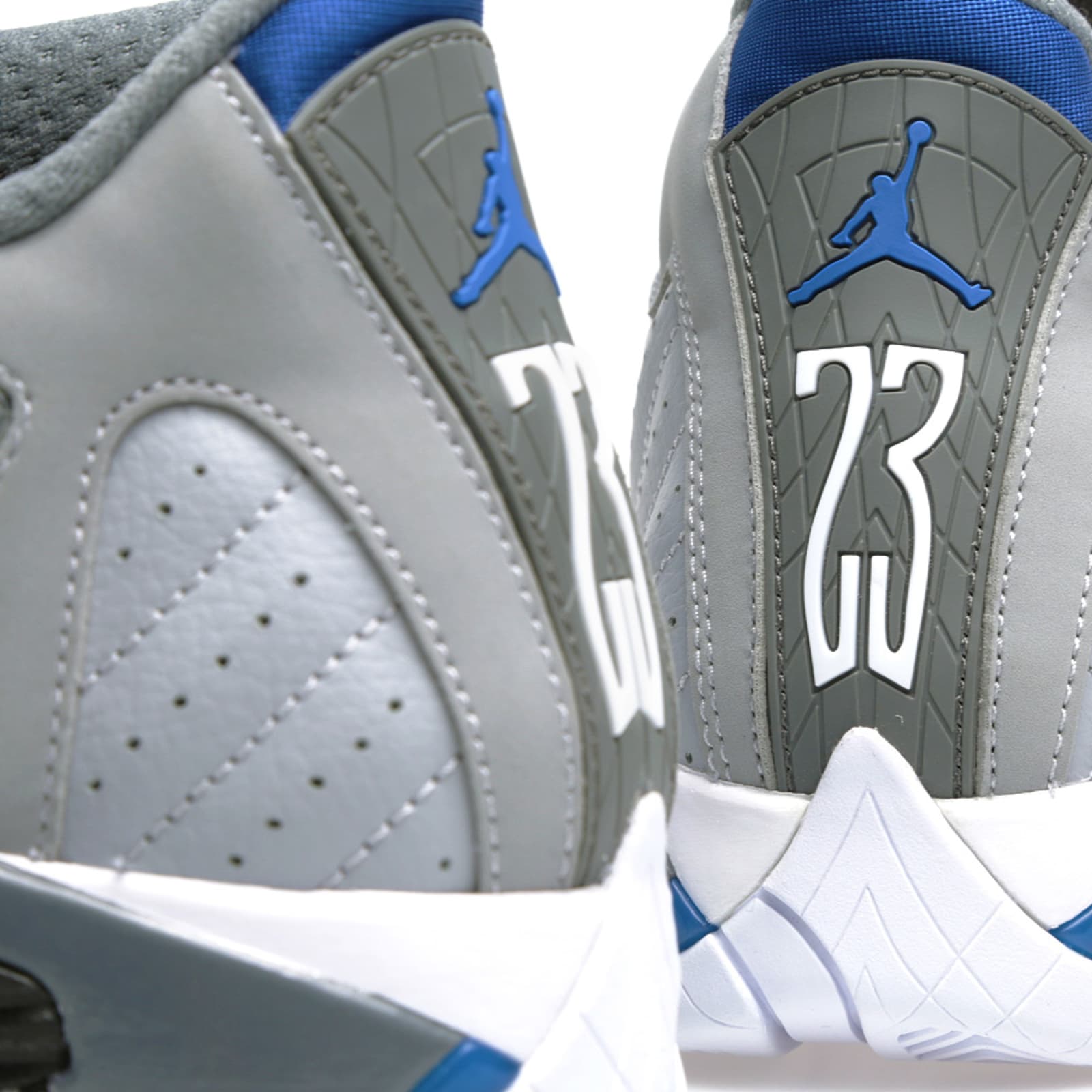 Nike Air Jordan XIV Retro BG 'Sport Blue' Wolf Grey & Sport Blue | END ...