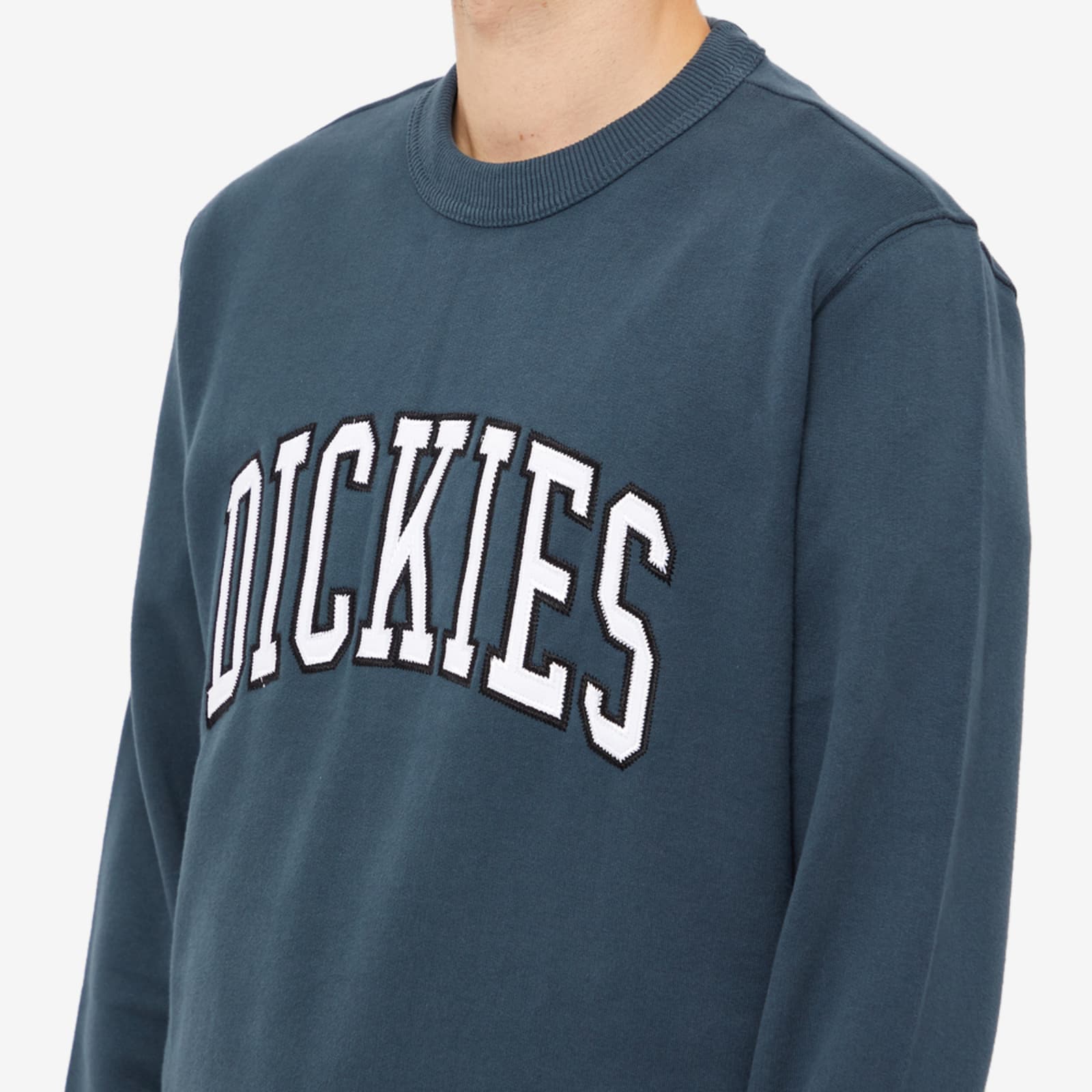 Dickies Aitkin College Logo Crew Sweat Air Force Blue End