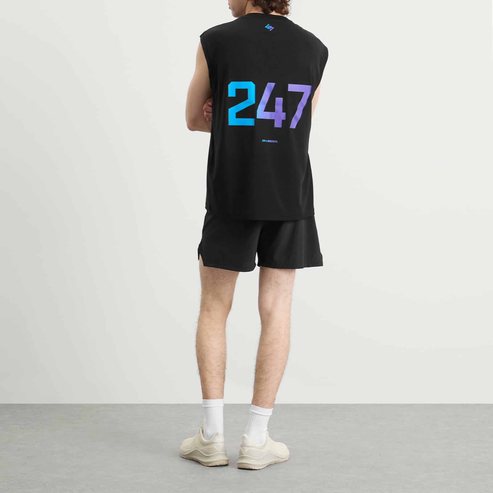 Represent 247 Oversized Tank Black & Purple Fade | END. (GB)