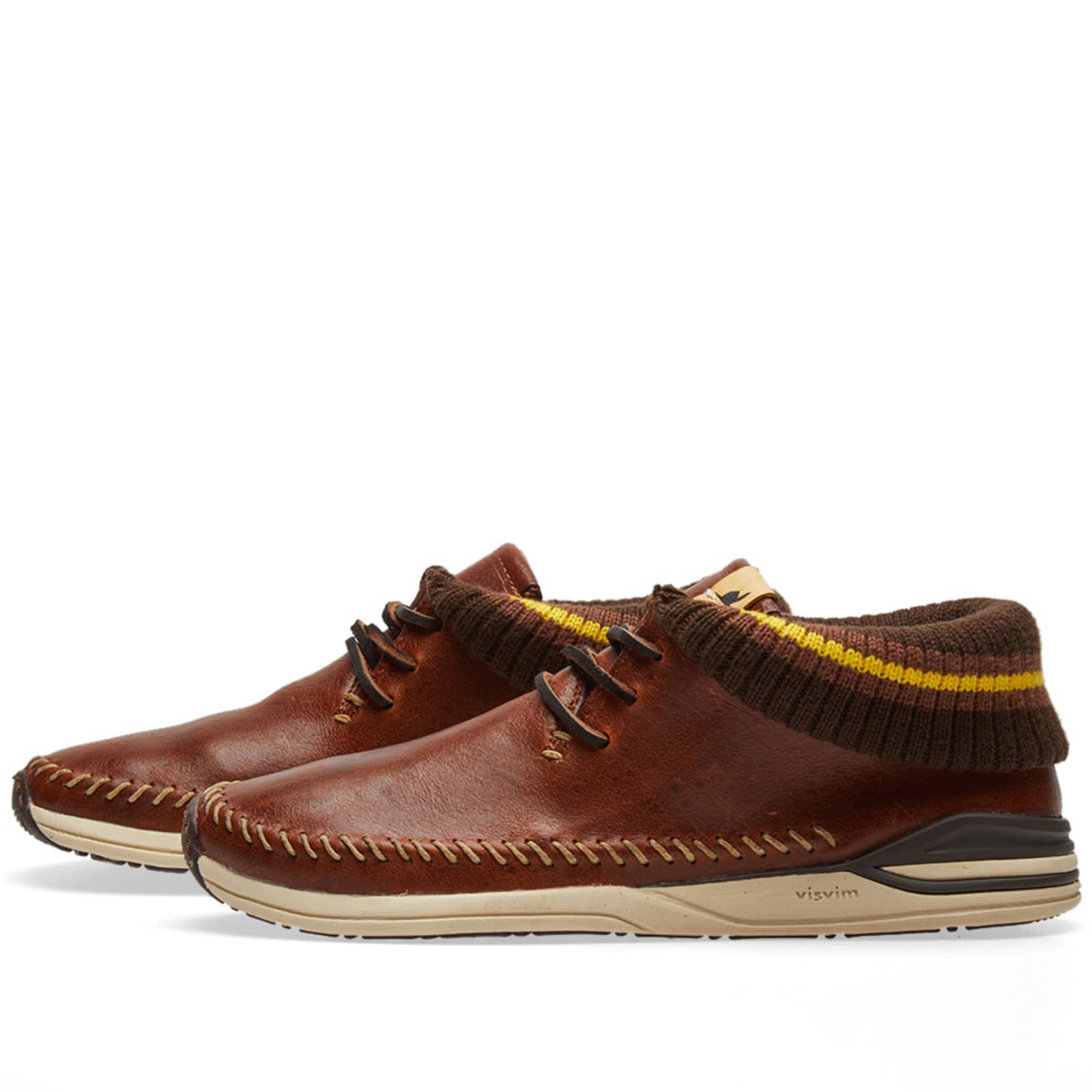 Visvim Maliseet Folk Brown Pattern | END. (AR)
