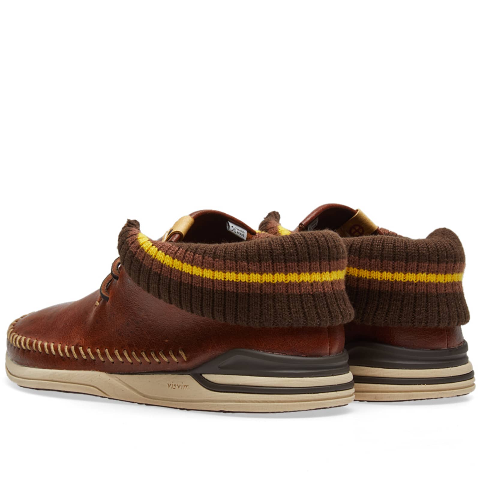 Visvim Maliseet Folk Brown Pattern | END. (AR)