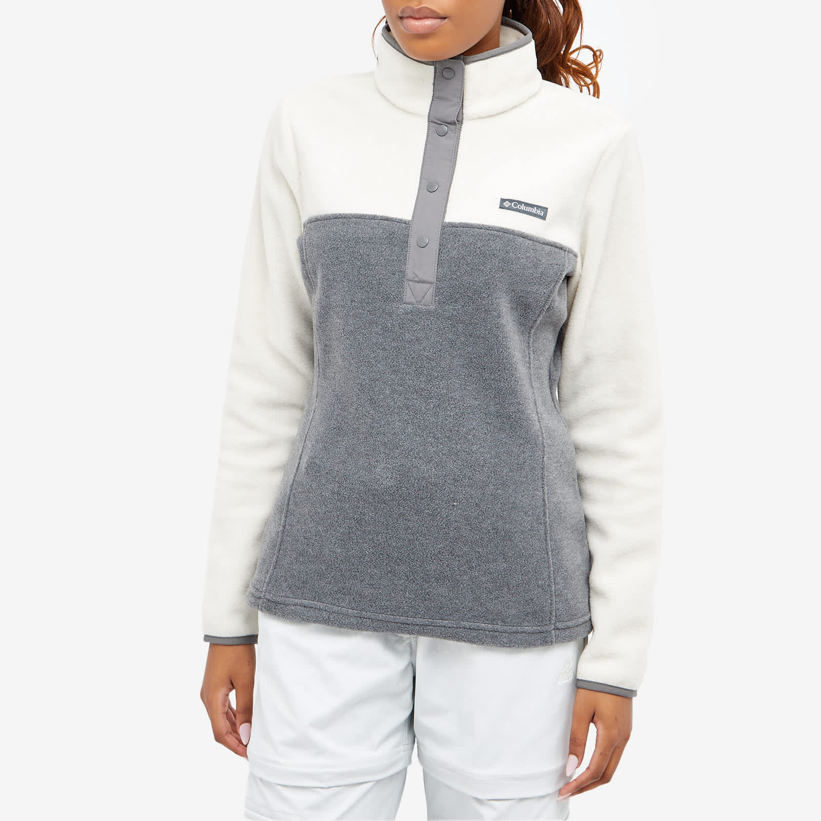 Columbia Benton Springs™ 1/2 Snap Pullover City Grey Heather, Chalk ...