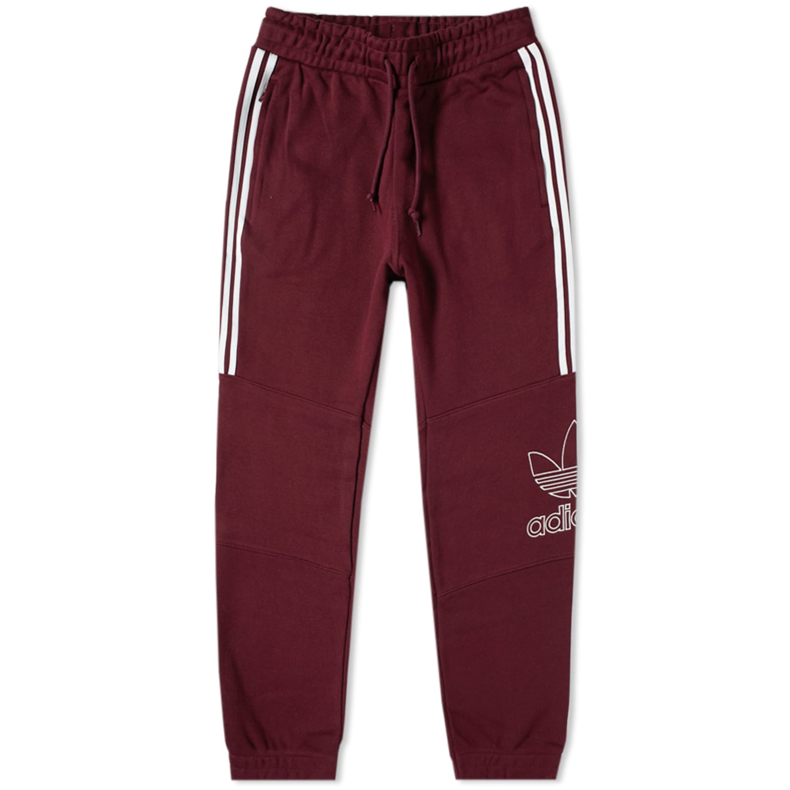 Adidas Outline Sweat Pant Maroon | END. (US)