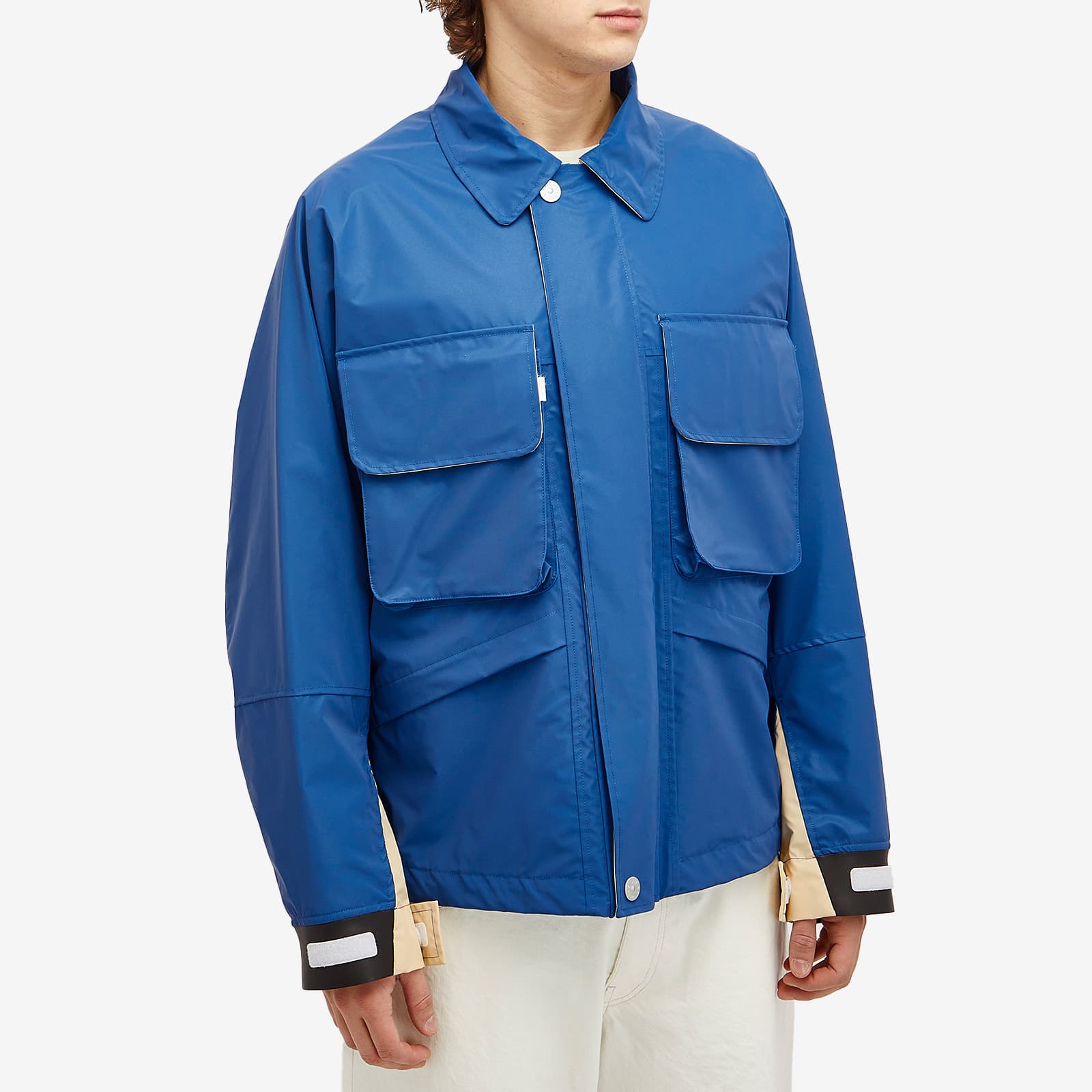 Stone Island Marina Reflective Jacket Bright Blue | END. (GB)