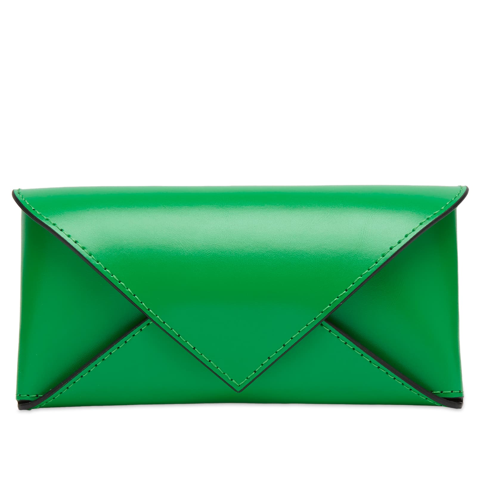 Bottega Veneta Triangle Stud Optical Glasses Black & Transparent | END ...